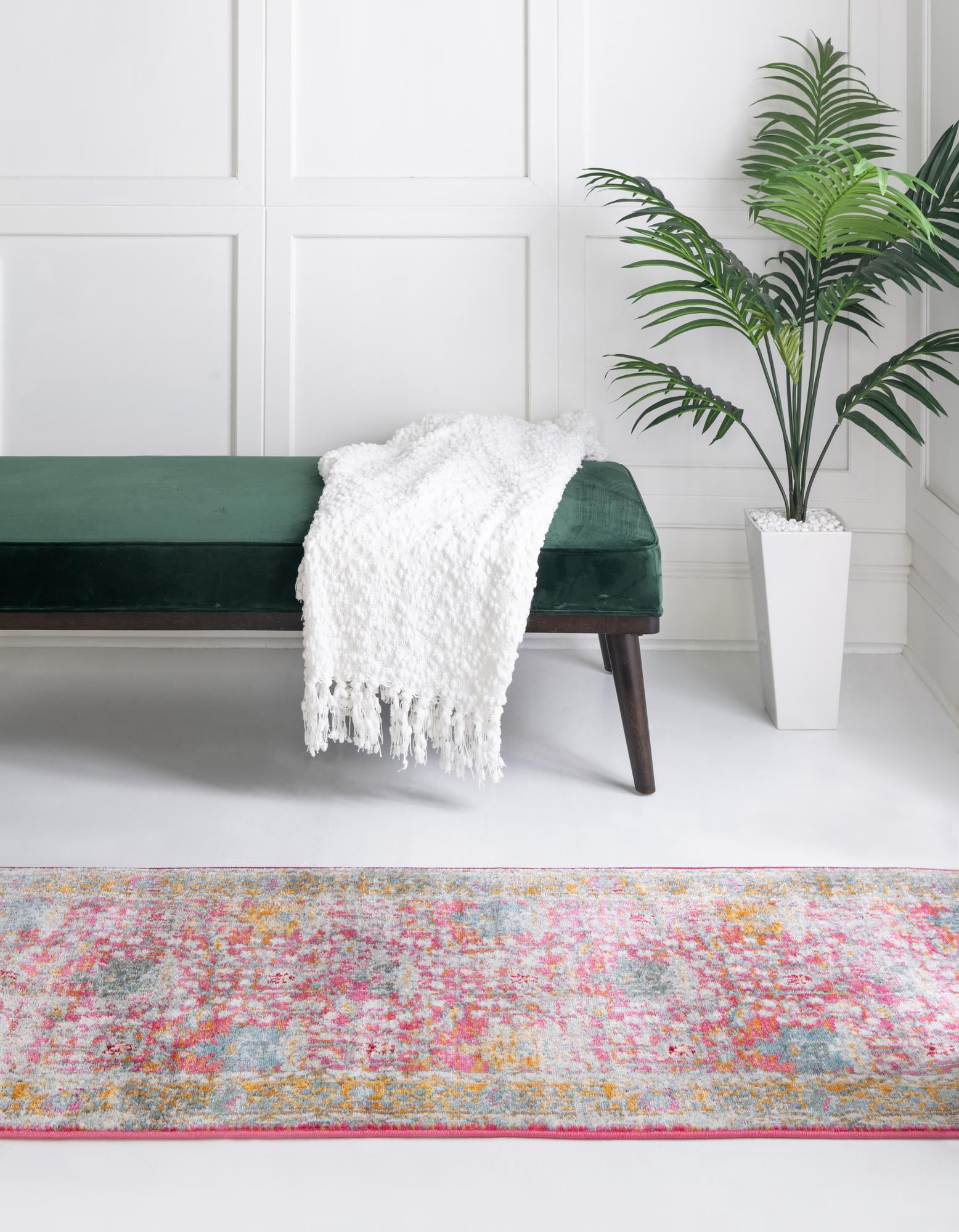 Pink 2' 2 x 6' Paragon Runner Rug | Rugs.com