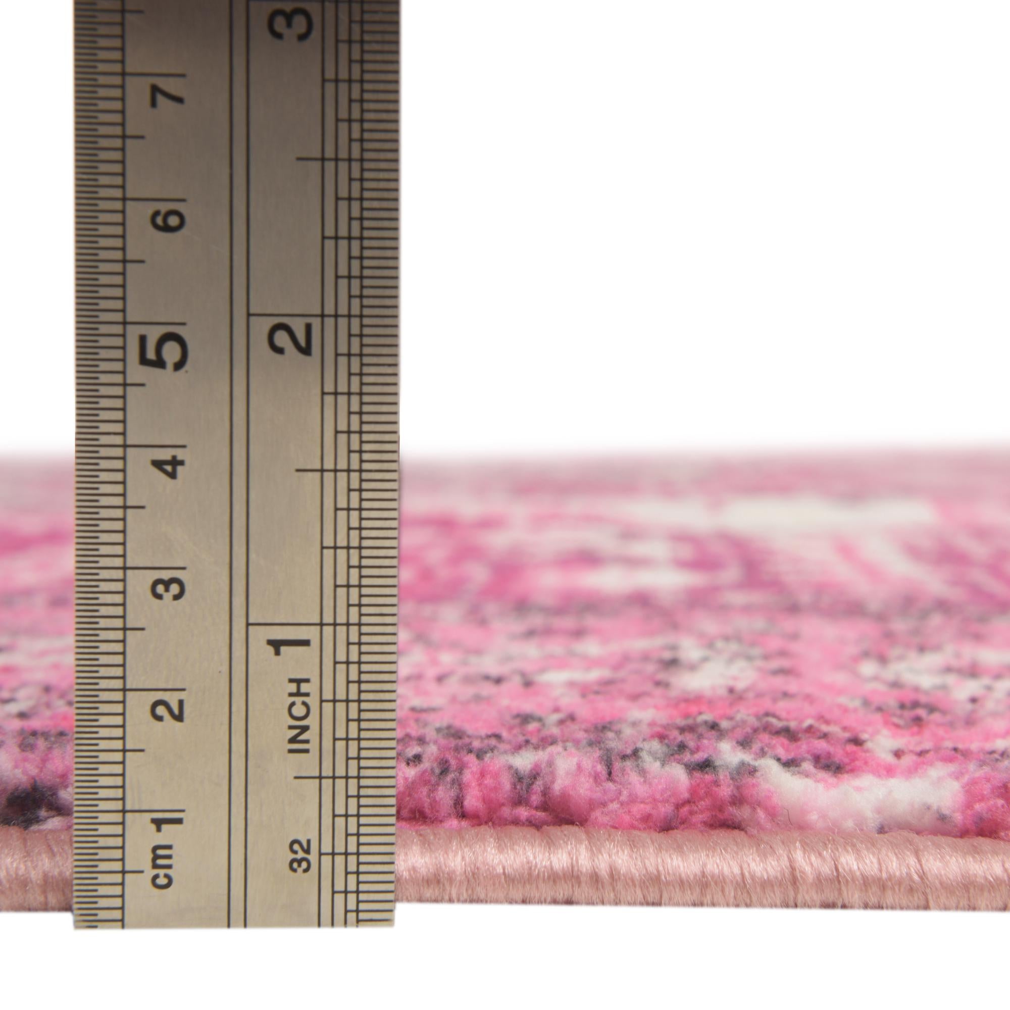 Plumrose Pink 7' 10 x 7' 10 Medina Square Rug | Rugs.com