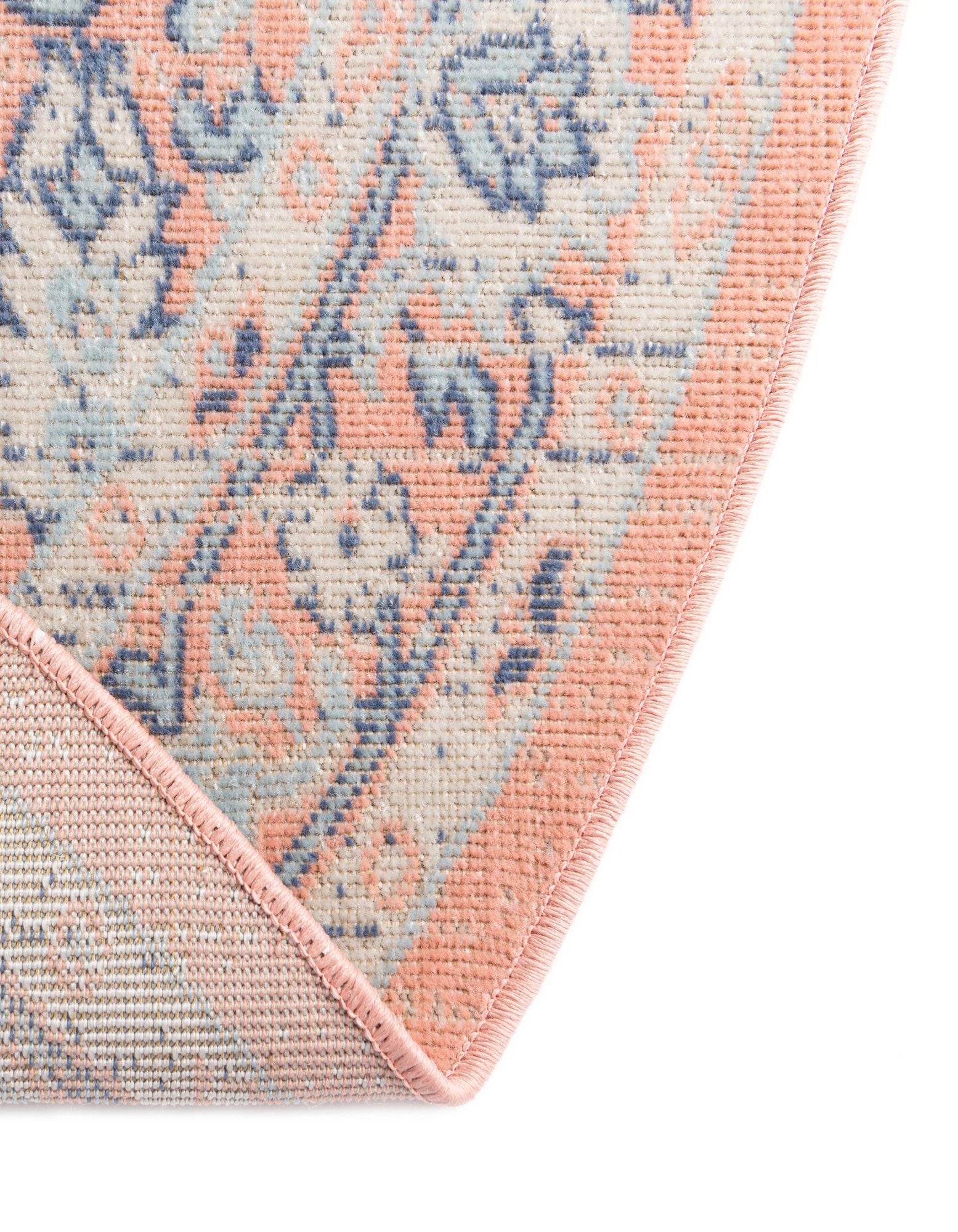 Powder Pink 5' x 8' Whitney Oval Rug | Rugs.com