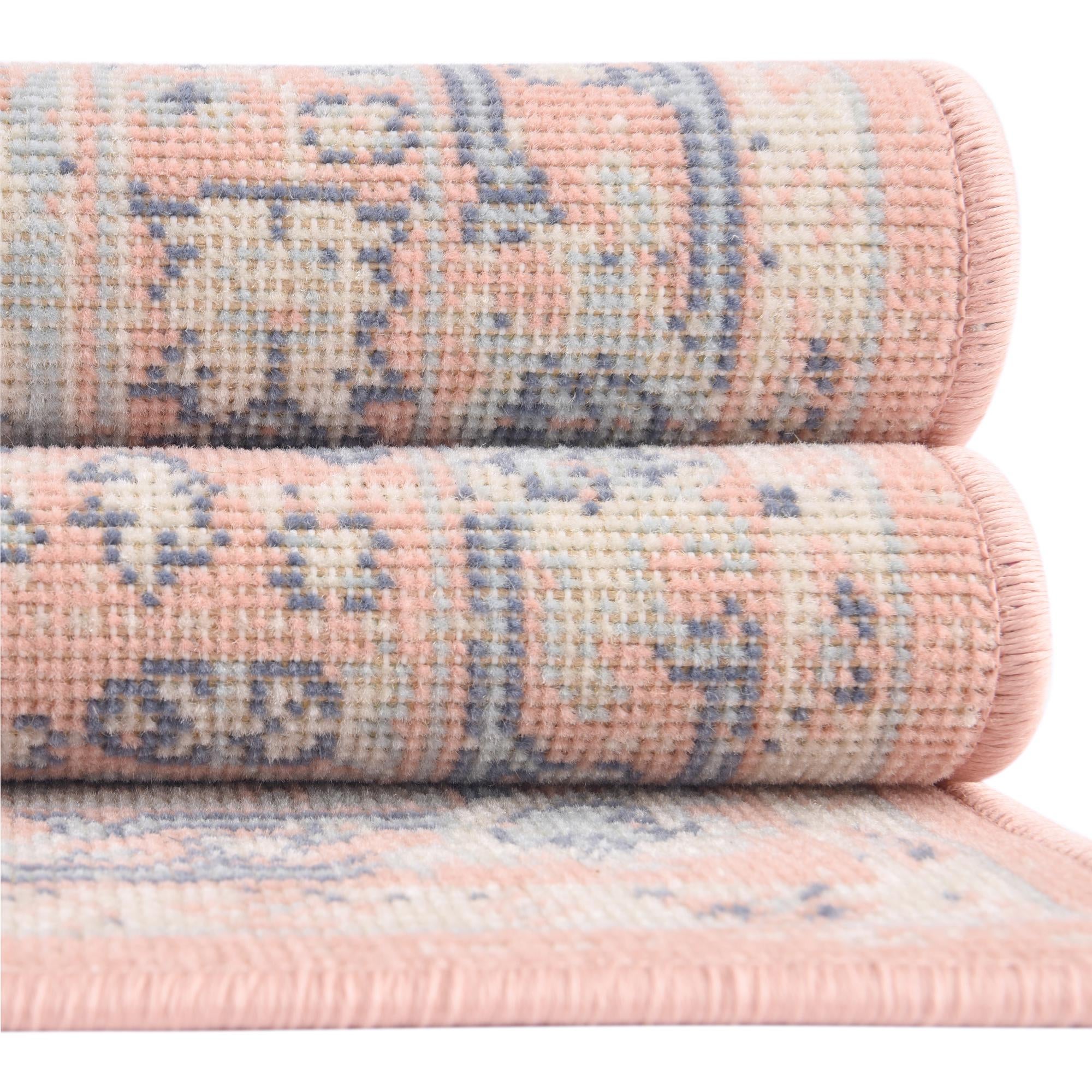 Powder Pink 5' x 8' Whitney Rug | Rugs.com