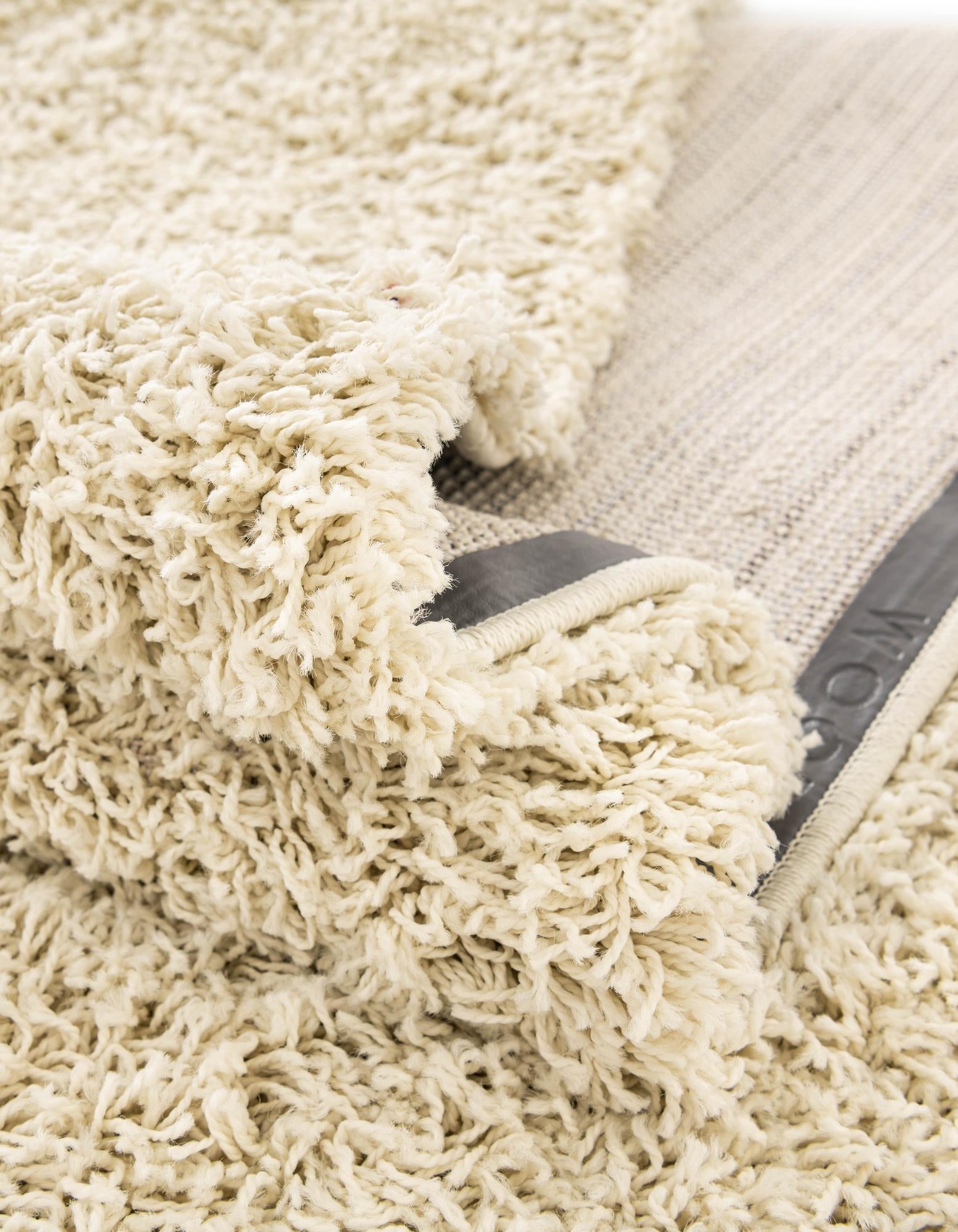 Pure Ivory 8' x 11' Solid Shag Rug | Rugs.com