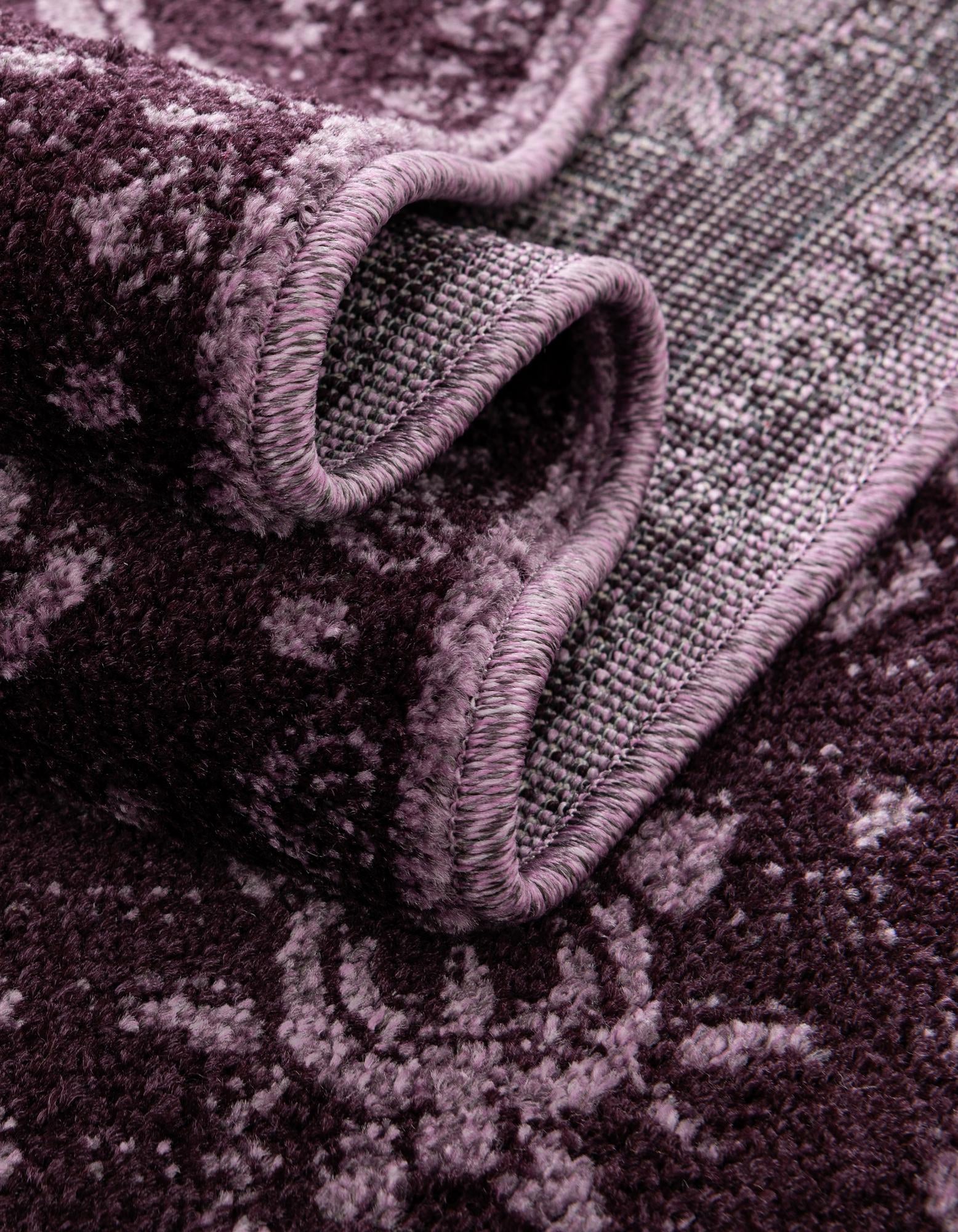 Purple 6' x 6' Miranda Round Rug | Rugs.com