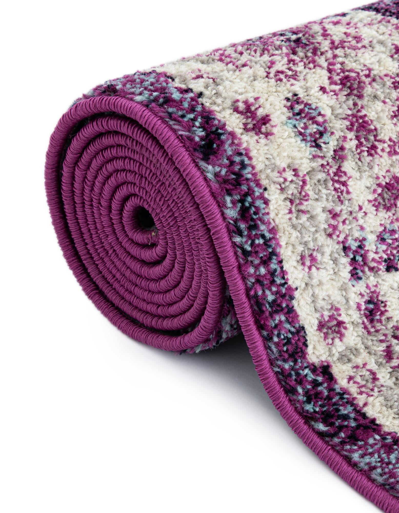 Purple 2' 2 x 6' Madeline Runner Rug | Rugs.com