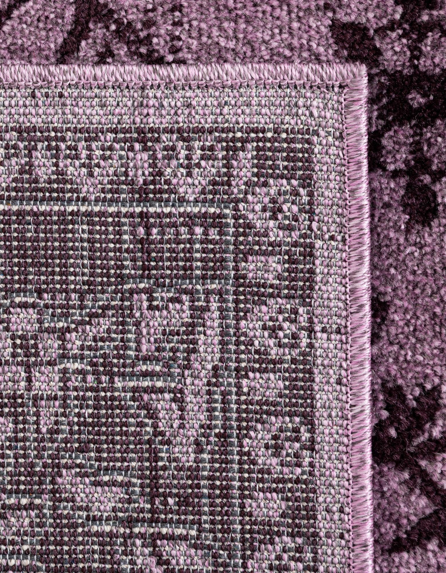 Purple 7' 10 x 7' 10 Miranda Square Rug | Rugs.com