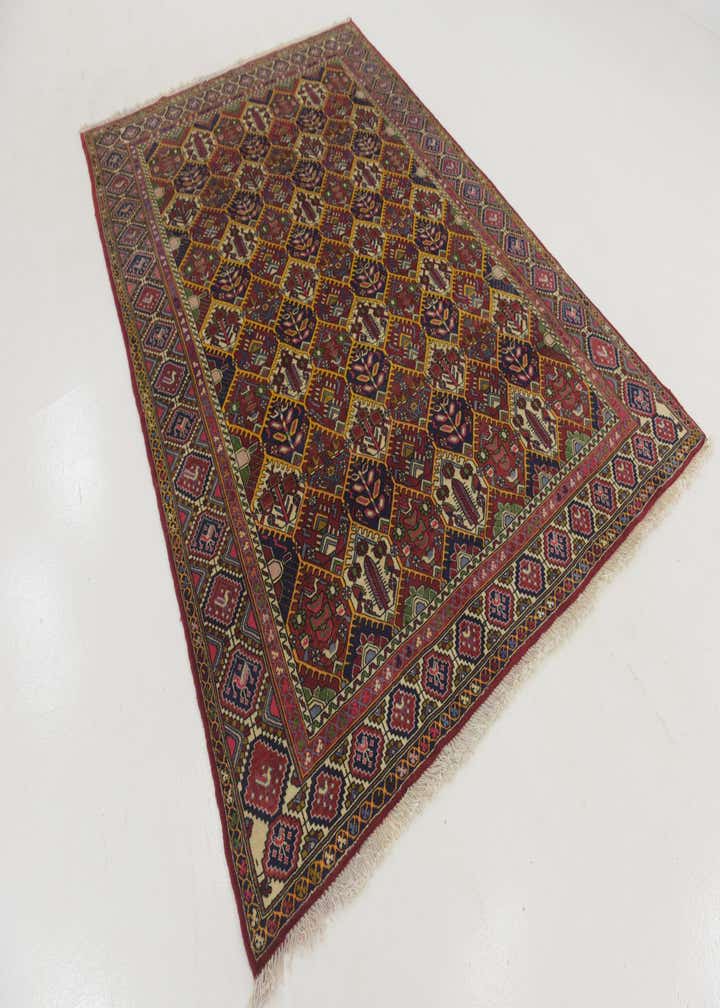 Red 6' 9 x 9' 8 Hand Knotted Bakhtiar Persian Wool Rug | Rugs.com