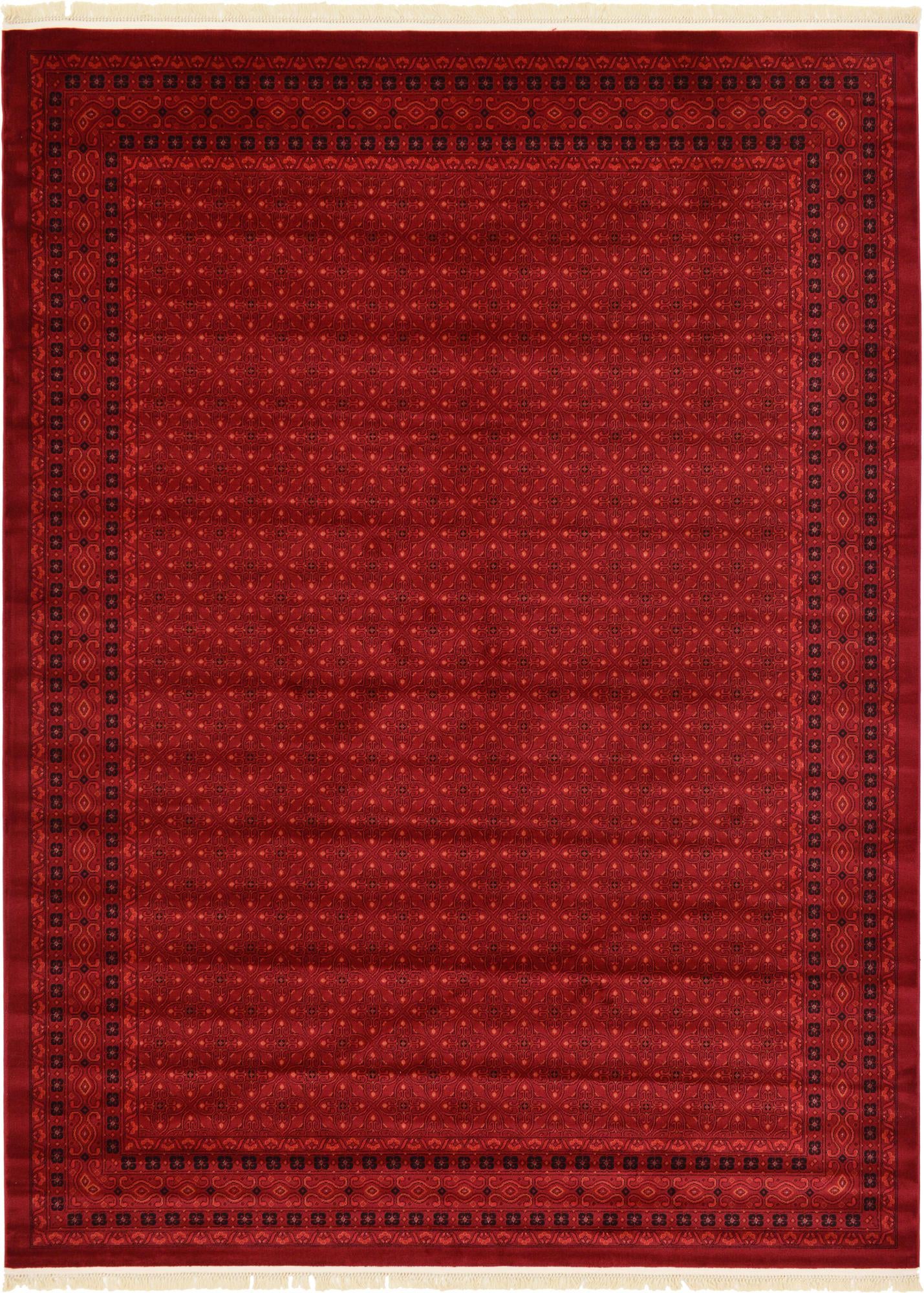 Red 9' x 12' Bokhara Rug | Rugs.com