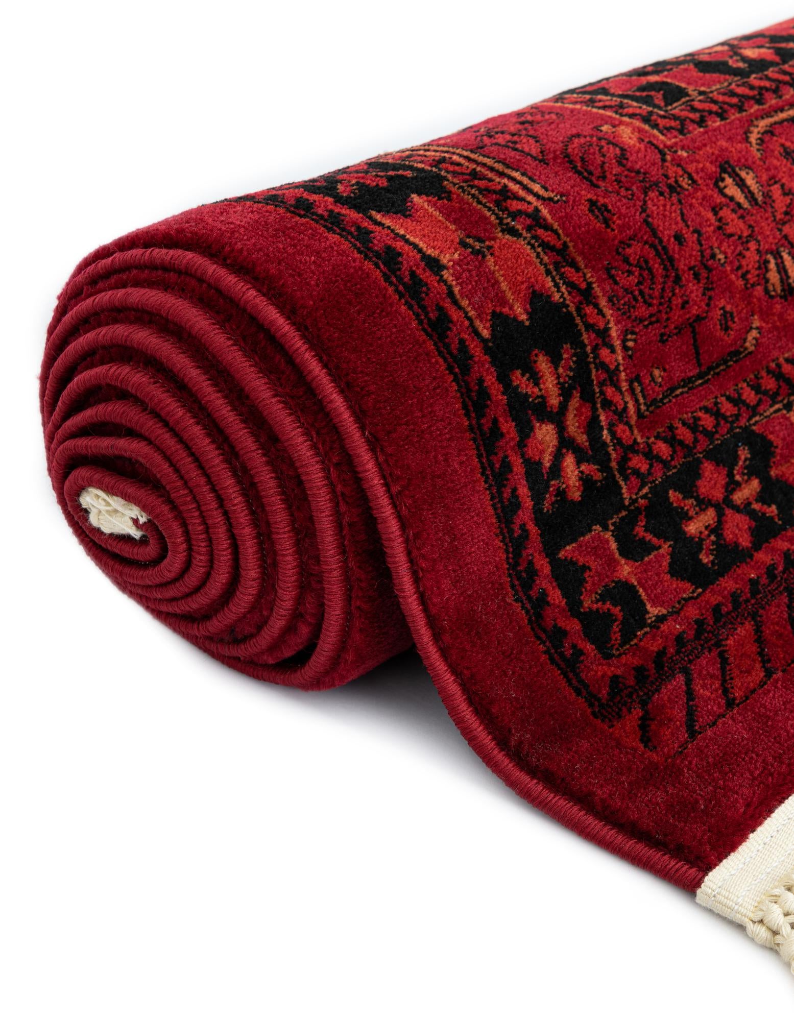 Red 5' 3 x 8' Bokhara Rug | Rugs.com