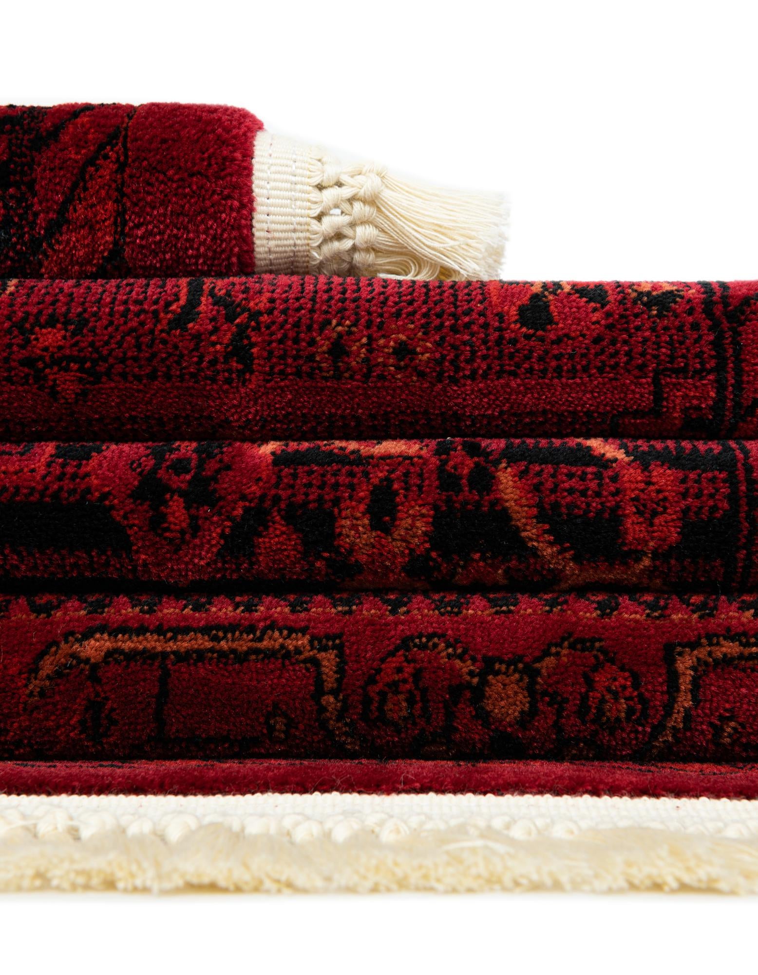 Red 5' 3 x 8' Bokhara Rug | Rugs.com