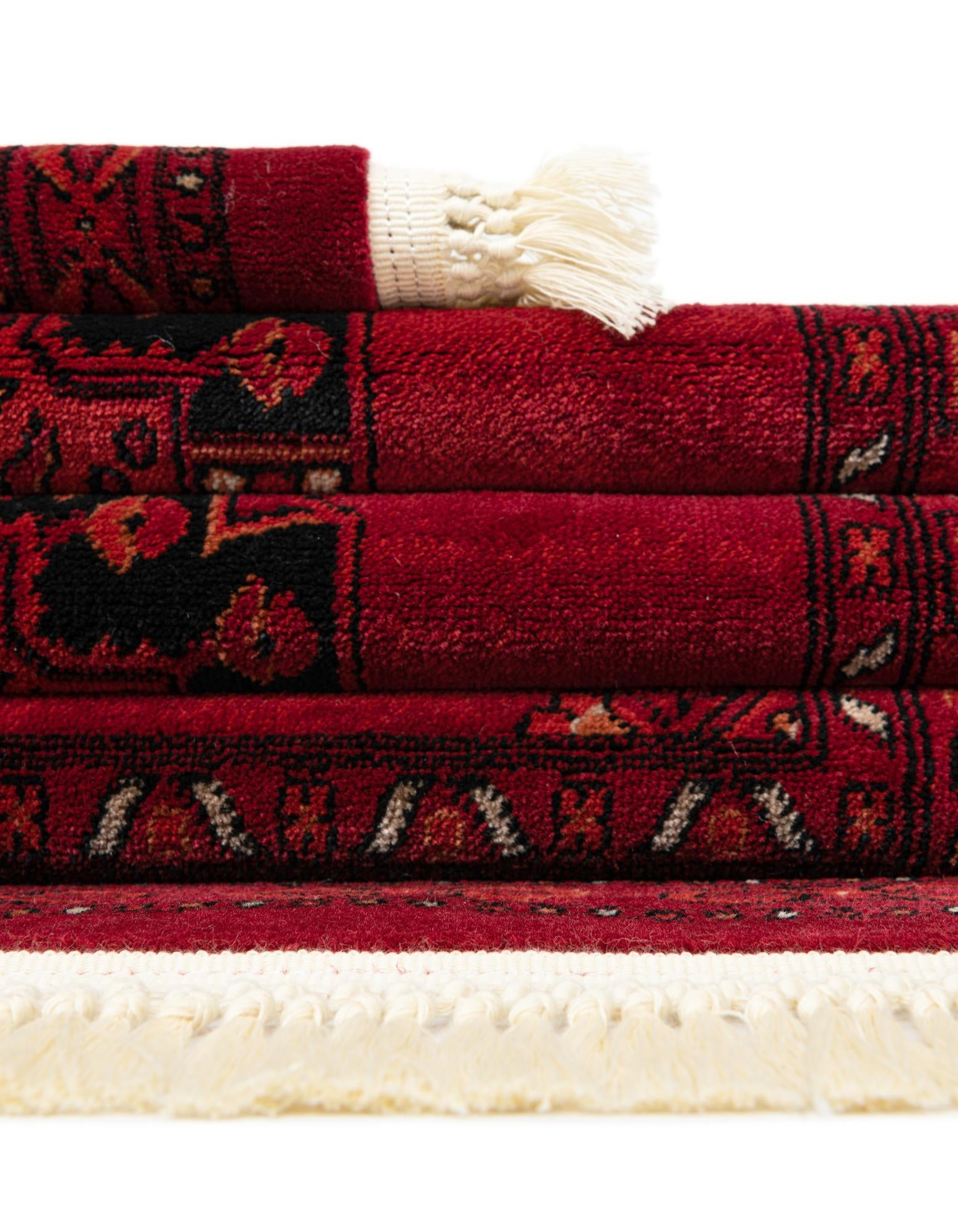 Red 7' x 10' Bokhara Rug | Rugs.com
