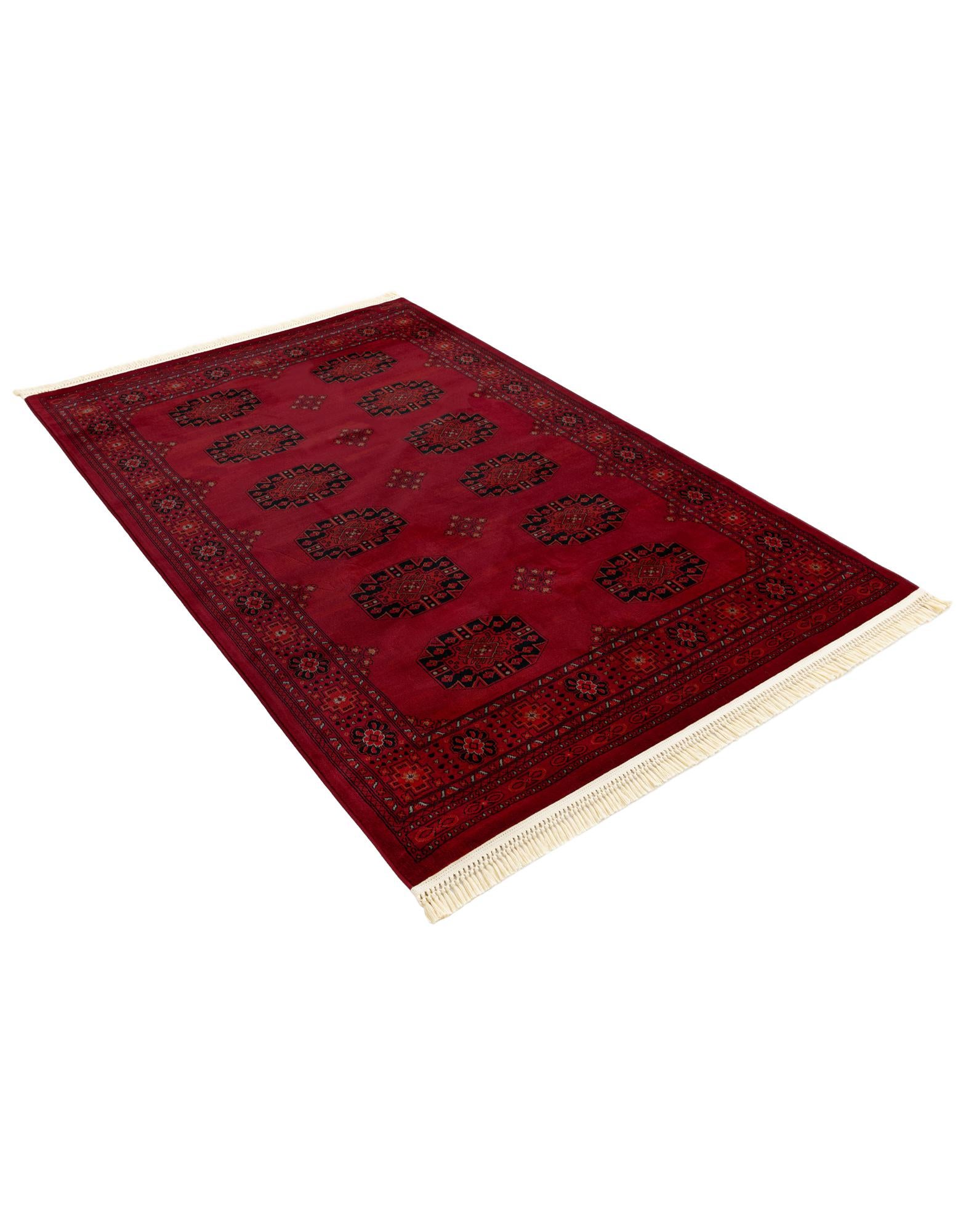 Red 5' 3 x 8' Bokhara Rug | Rugs.com