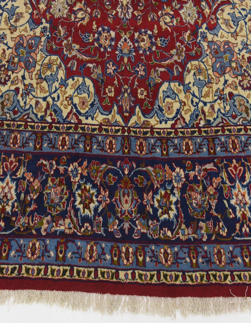 Red 9' 8 x 14' 8 Hand Knotted Isfahan Persian Wool Rug | Rugs.com