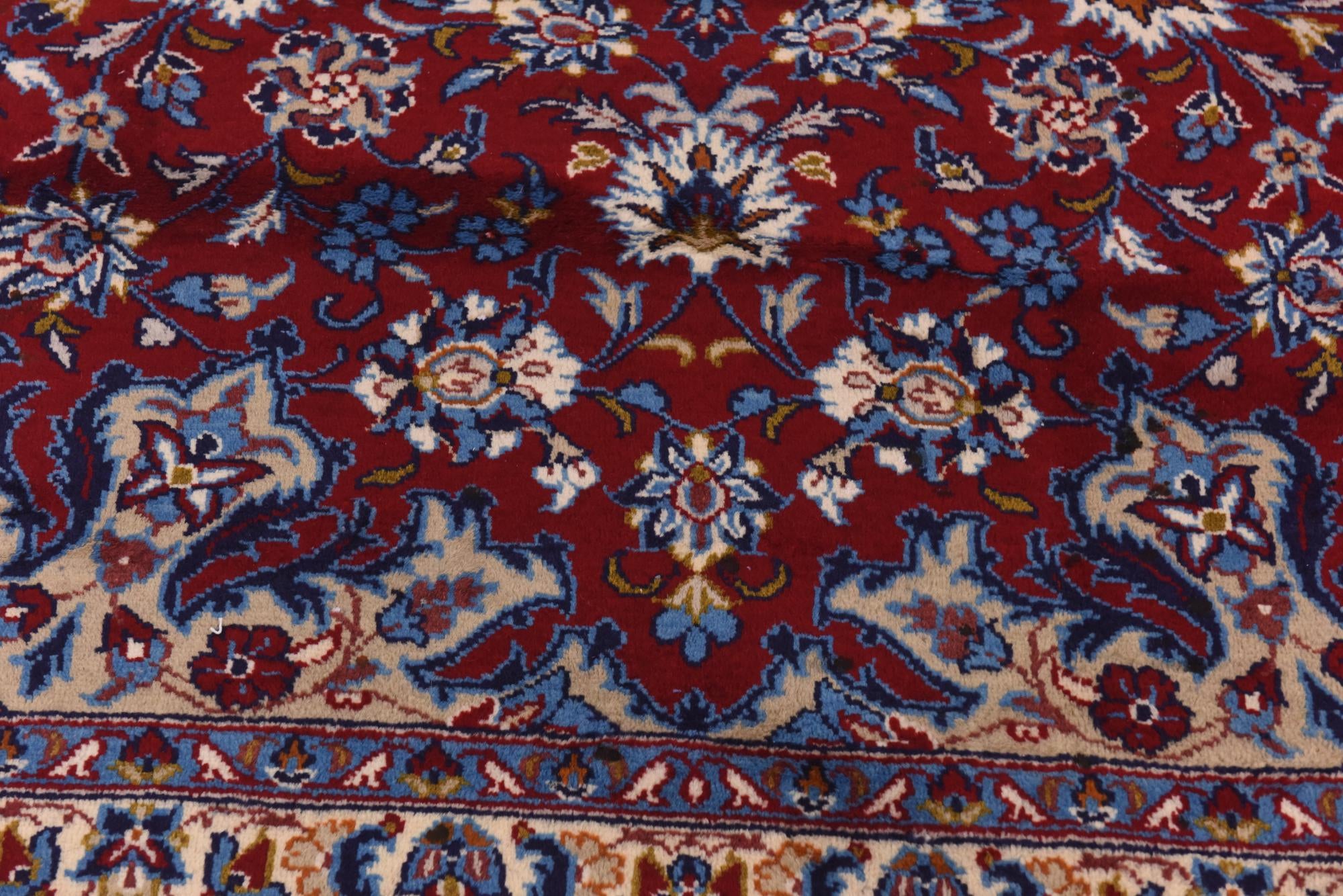 Red 9' 8 x 13' Hand Knotted Isfahan Persian Wool Rug | Rugs.com