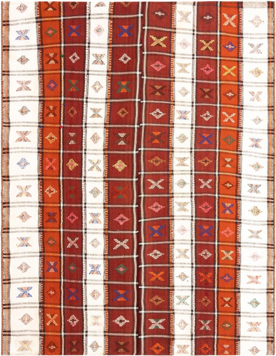 Red 4' 11 x 6' 4 Jajim Rug | Rugs.com