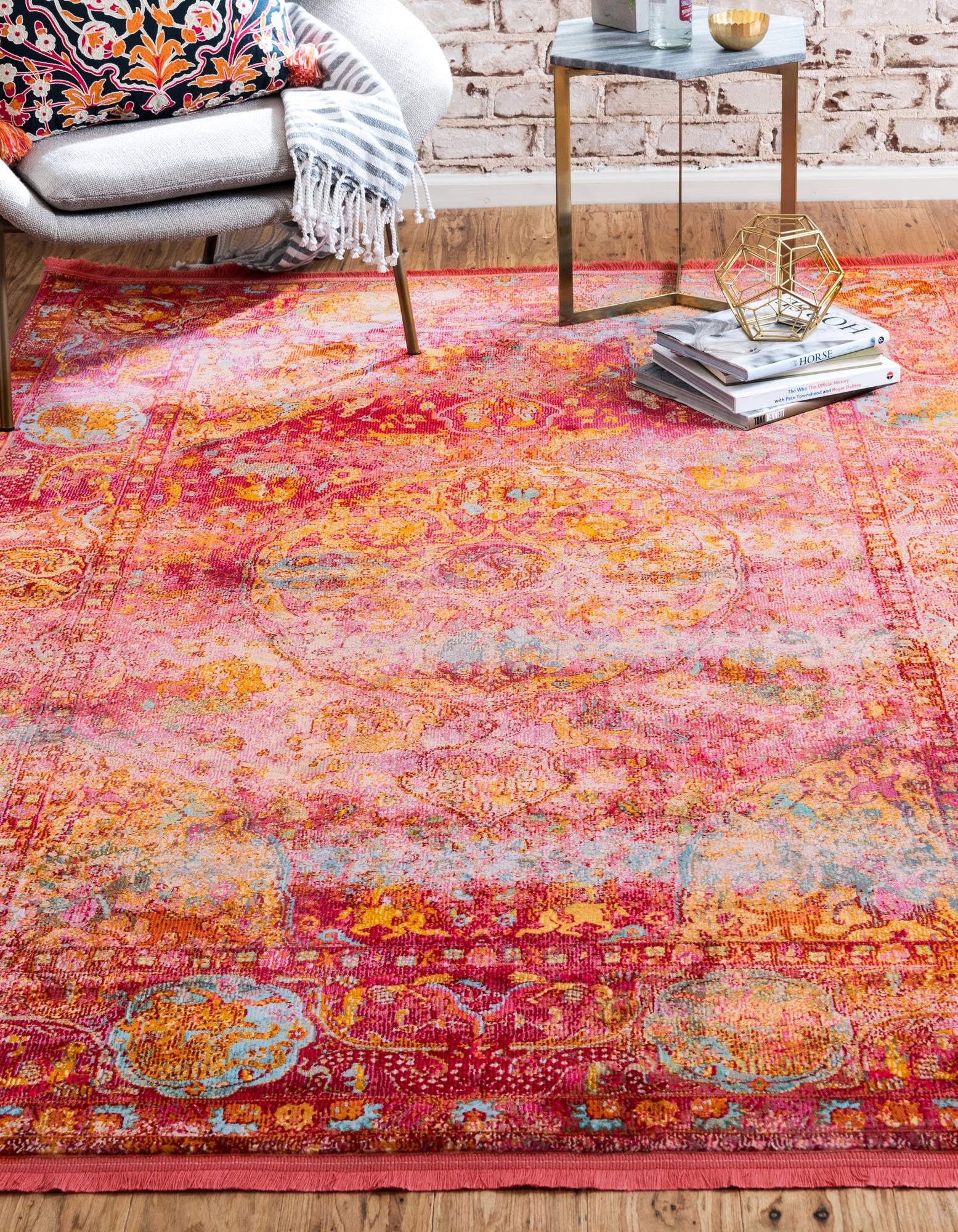 Red 10' x 13' Santiago Rug | Rugs.com