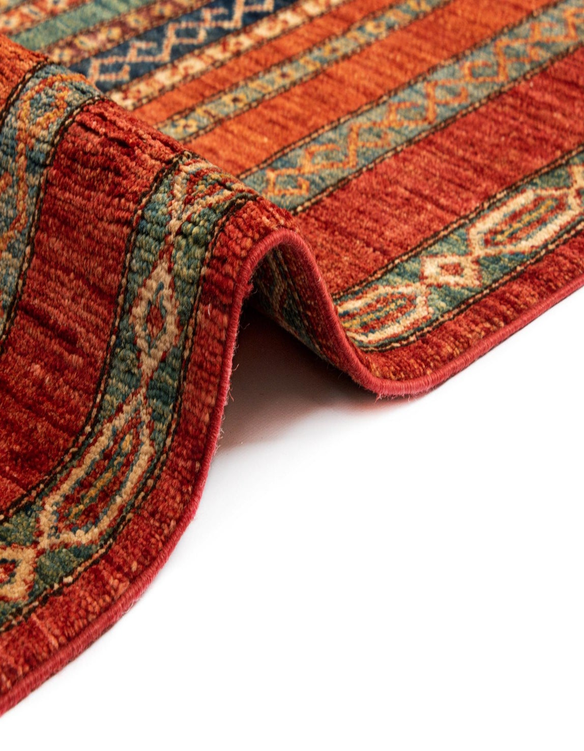 Red 9' 11 x 12' 6 Torkman Wool Rug | Rugs.com