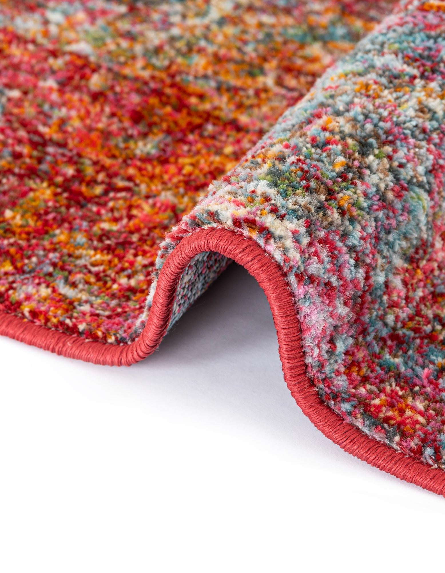 Red 8' 4 x 8' 4 Santiago Round Rug | Rugs.com