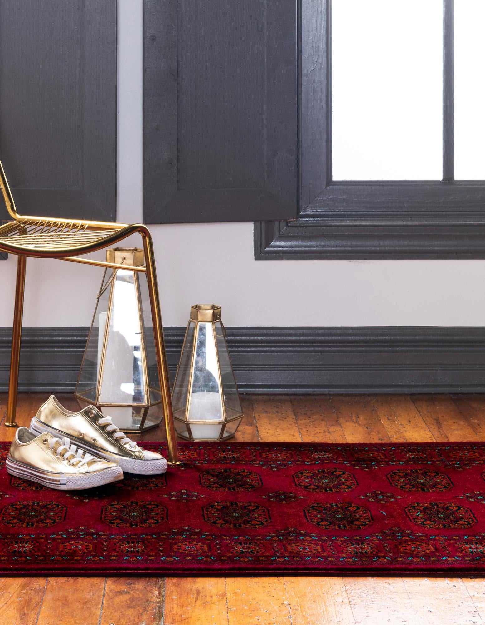 Red 2' x 8' Bokhara Runner Rug | Rugs.com