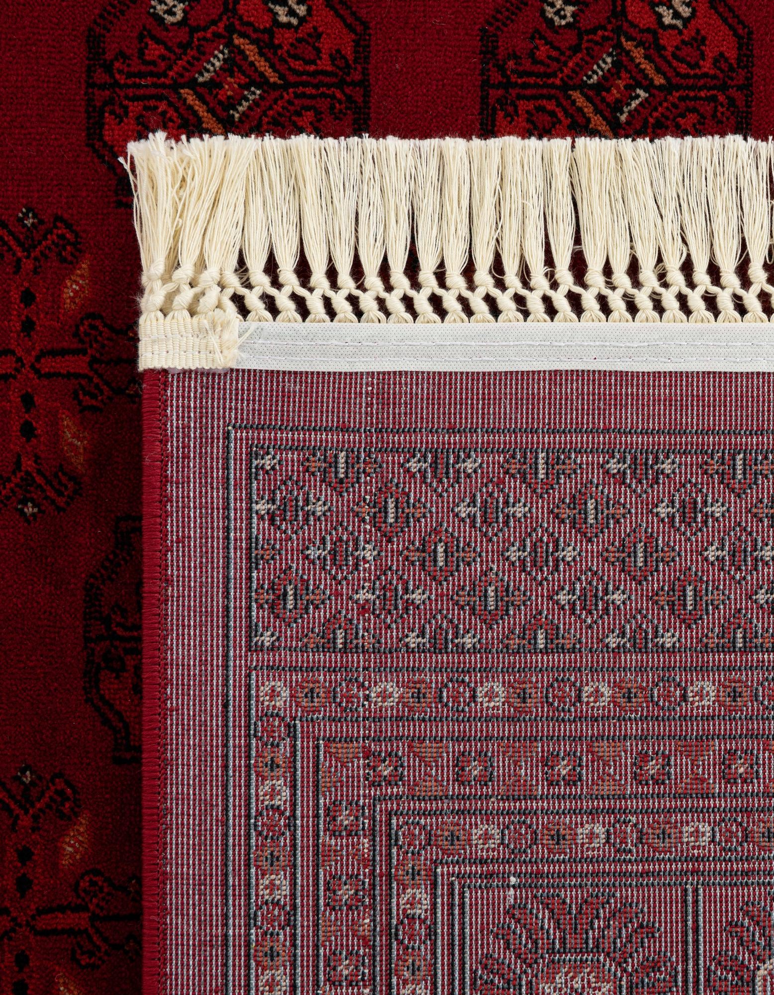 Red 2' x 8' Bokhara Runner Rug | Rugs.com
