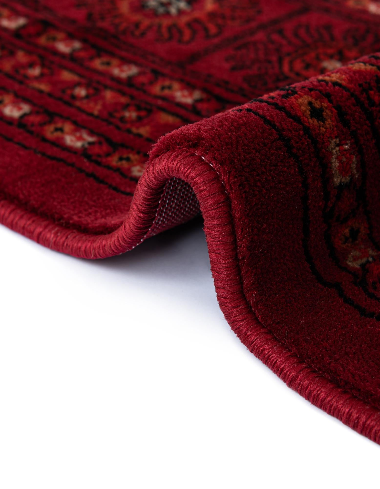 Red 2' x 8' Bokhara Runner Rug | Rugs.com
