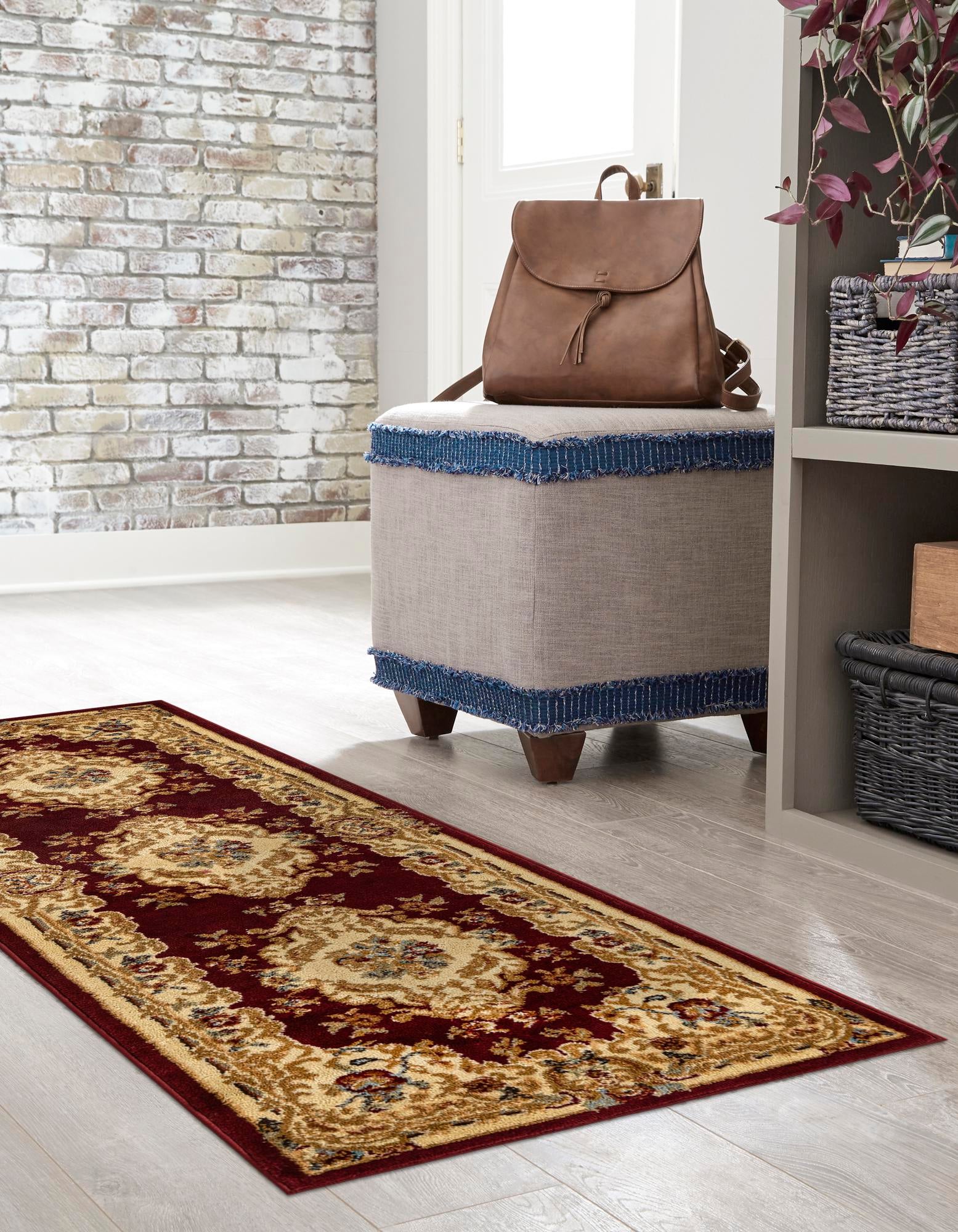 Red 2' x 7' Chateau Runner Rug | Rugs.com