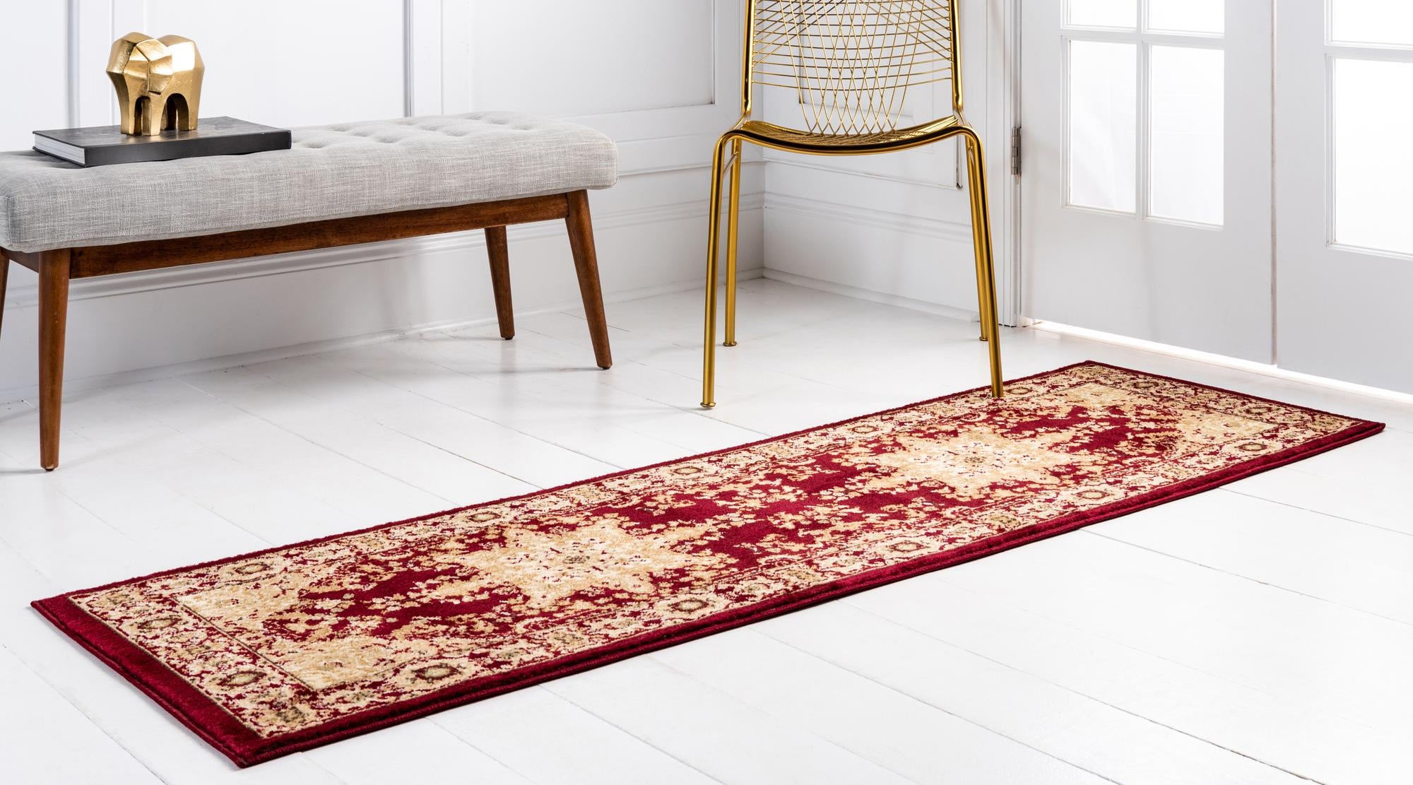 Red 2' 7 x 10' Chateau Runner Rug | Rugs.com