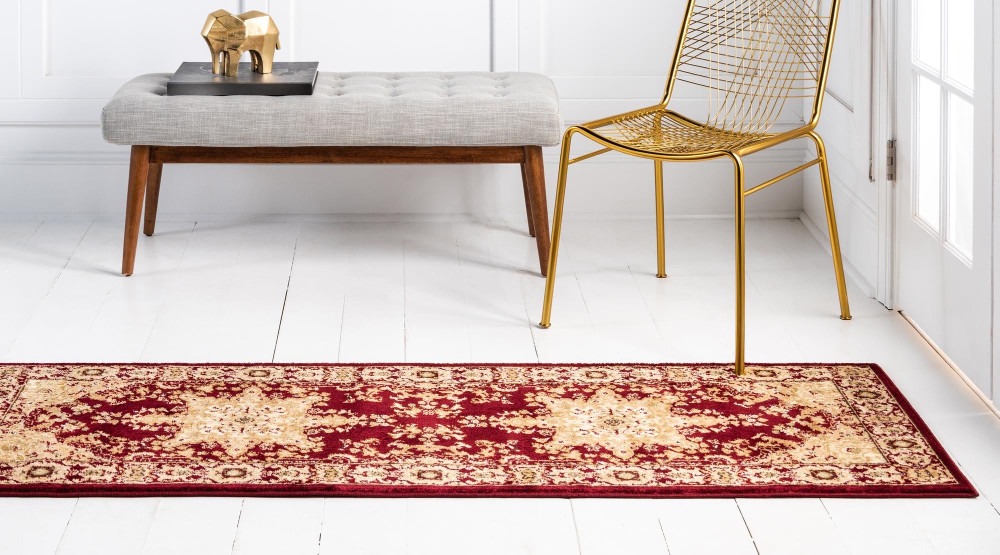 Red 2' 7 x 10' Chateau Runner Rug | Rugs.com