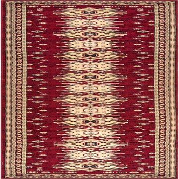 Red 3' x 16' 5 Heris Runner Rug | Rugs.com