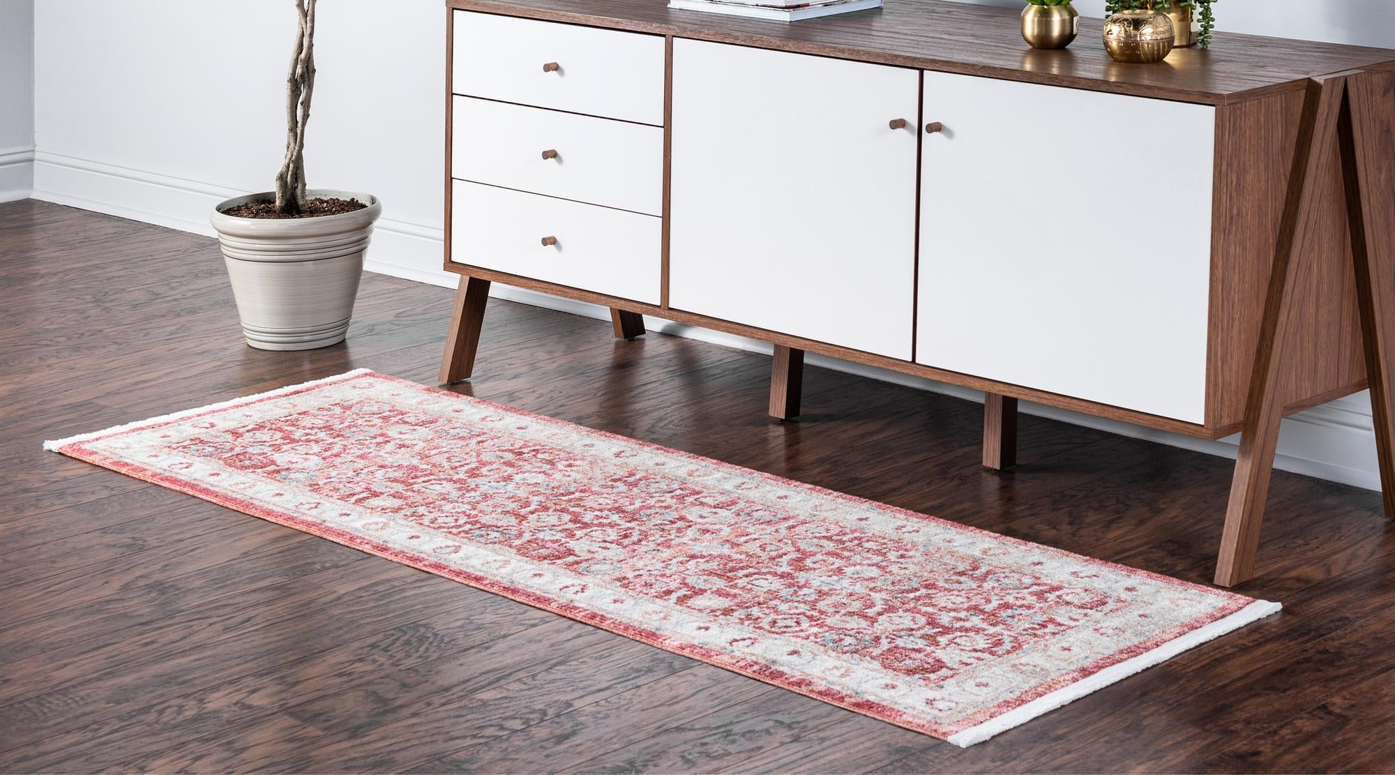 Red 2' 2 x 6' Noble Runner Rug | Rugs.com
