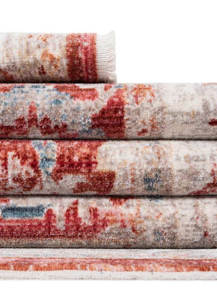 Red 2' 2 x 6' Annora Noble Runner Rug | Rugs.com