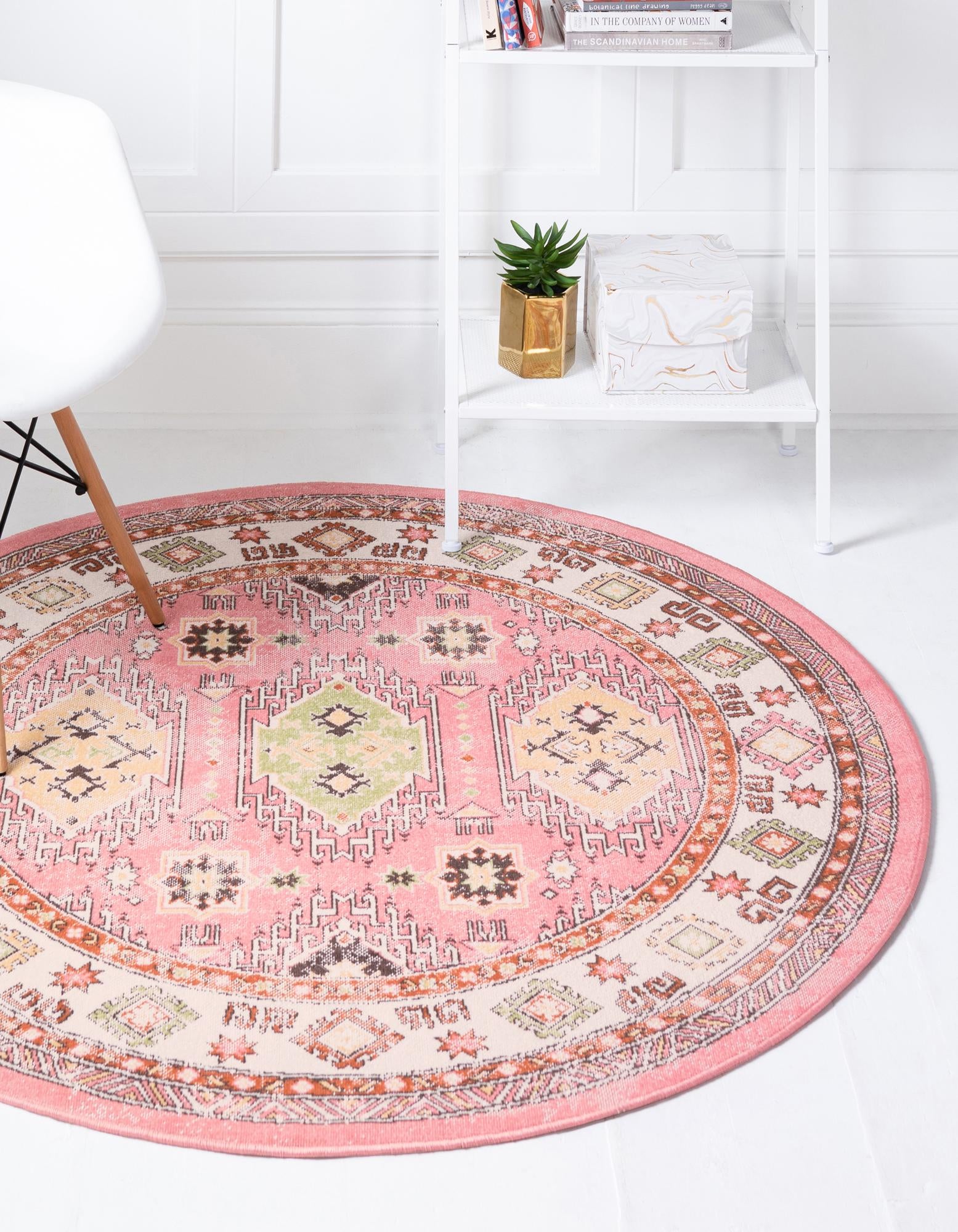 Rose 7' 10 x 7' 10 Aarhus Round Rug | Rugs.com