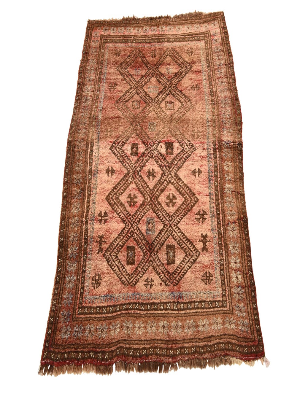 Rust Red 3' x 4' 3 Hand Knotted Balouch Persian Wool Rug | Rugs.com