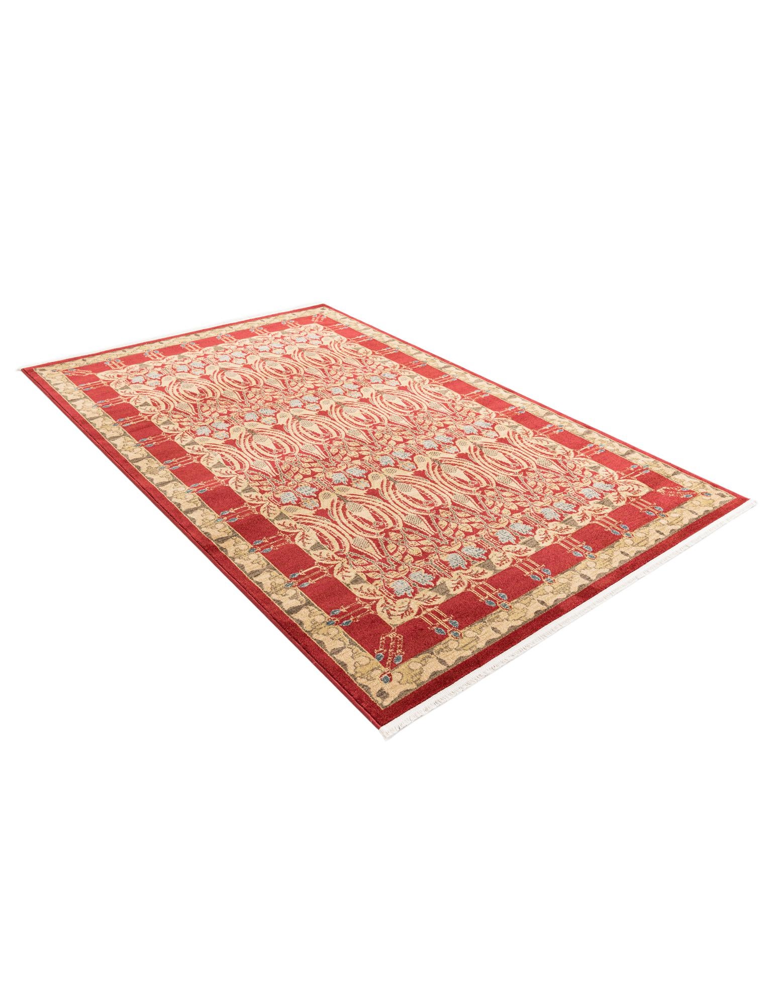 Rust Red 5' x 8' Chelsea Rug | Rugs.com