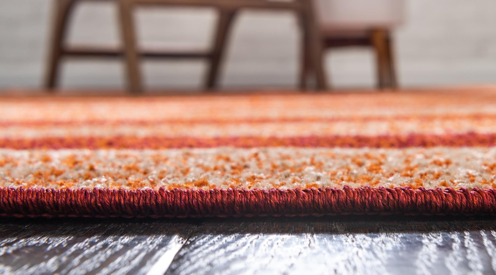 Rust Red 8' x 10' Equinox Rug | Rugs.com