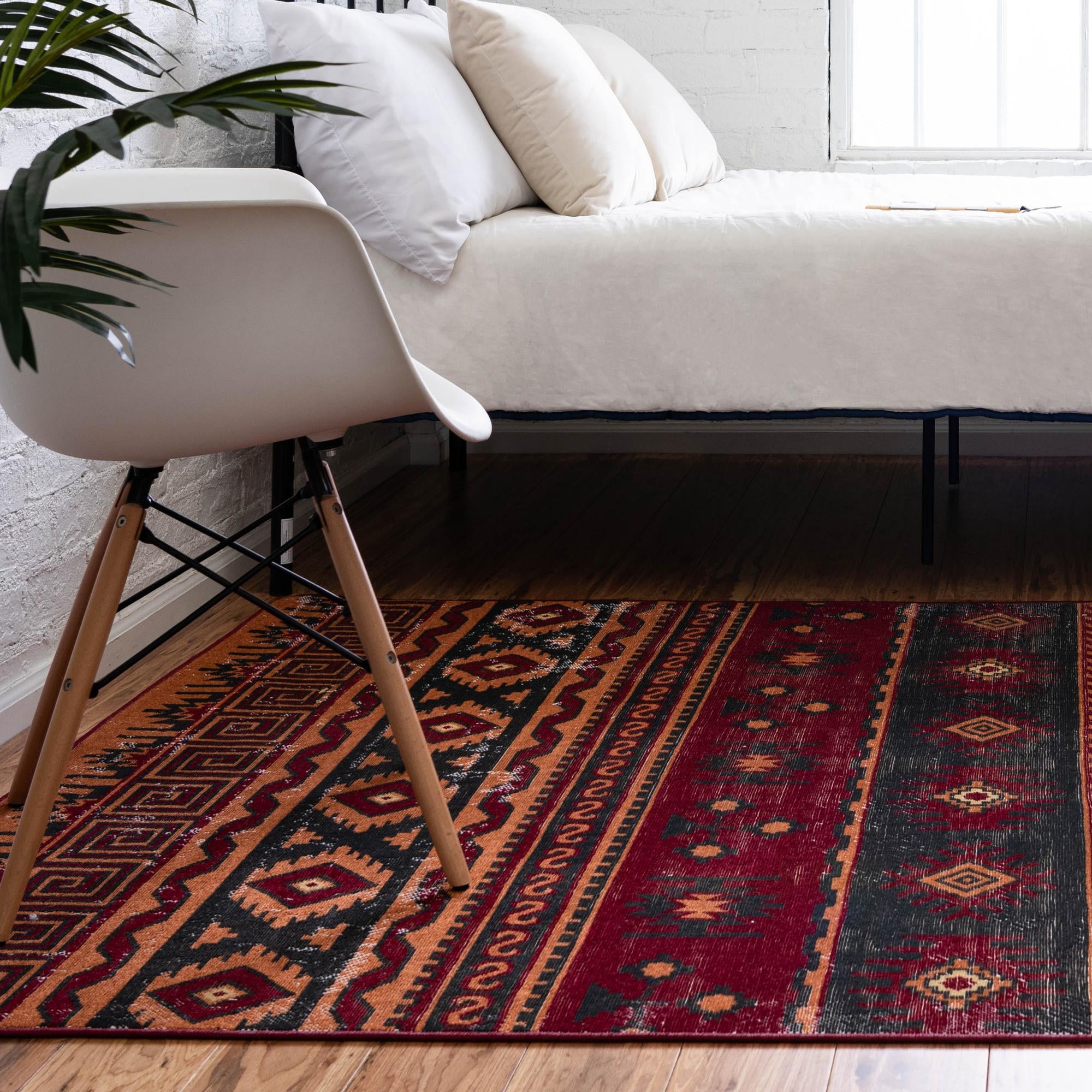 Rust Red 3' 3 x 5' 3 Lucerne Rug | Rugs.com