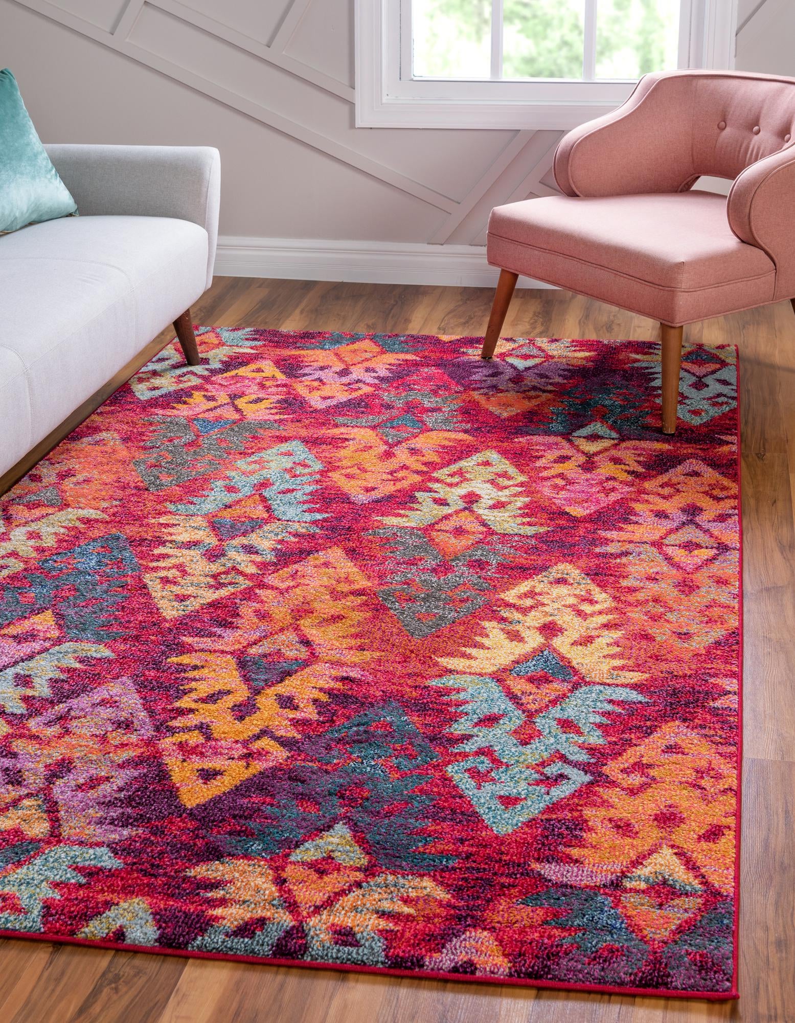 Rust Red 5' x 8' Mesa Rug | Rugs.com