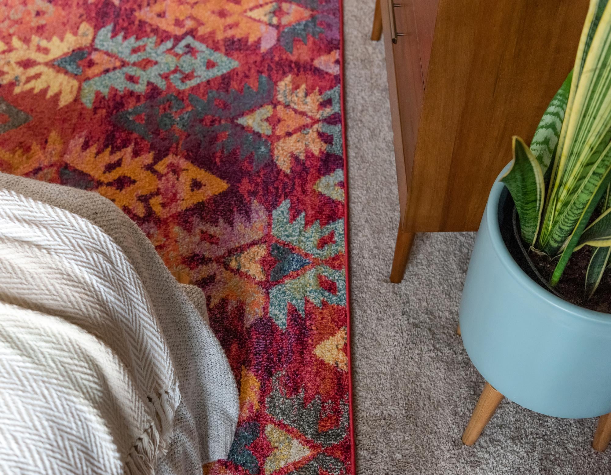 Rust Red 5' x 8' Mesa Rug | Rugs.com