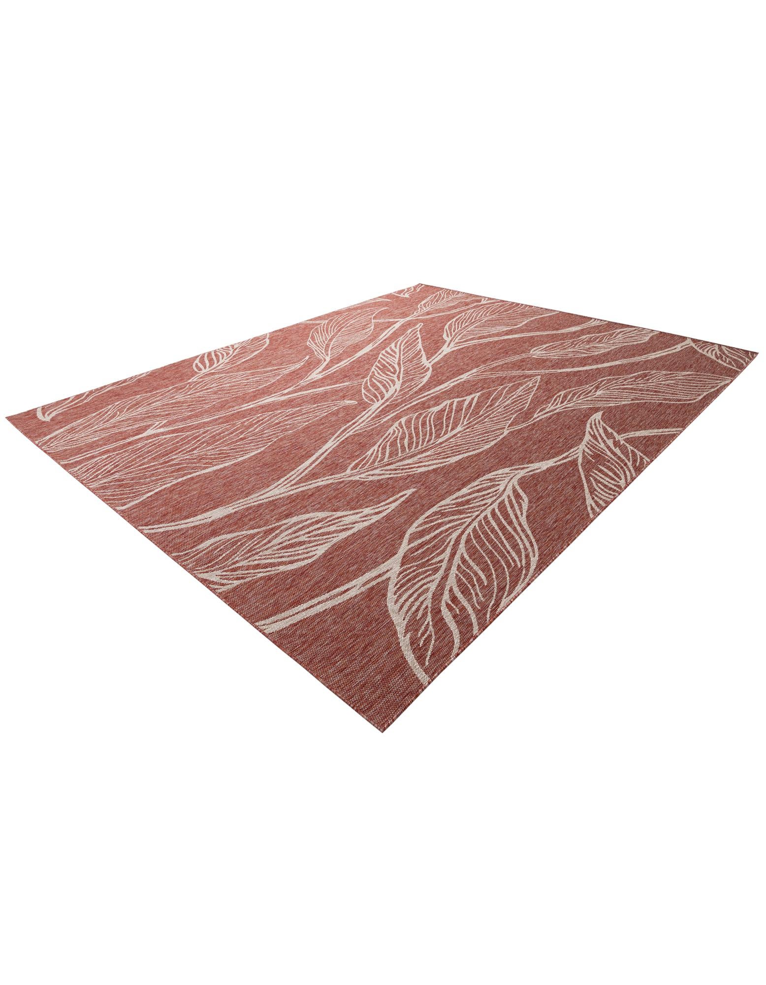 Rust Red 9' x 12' 2 Botanical Indoor / Outdoor Rug | Rugs.com