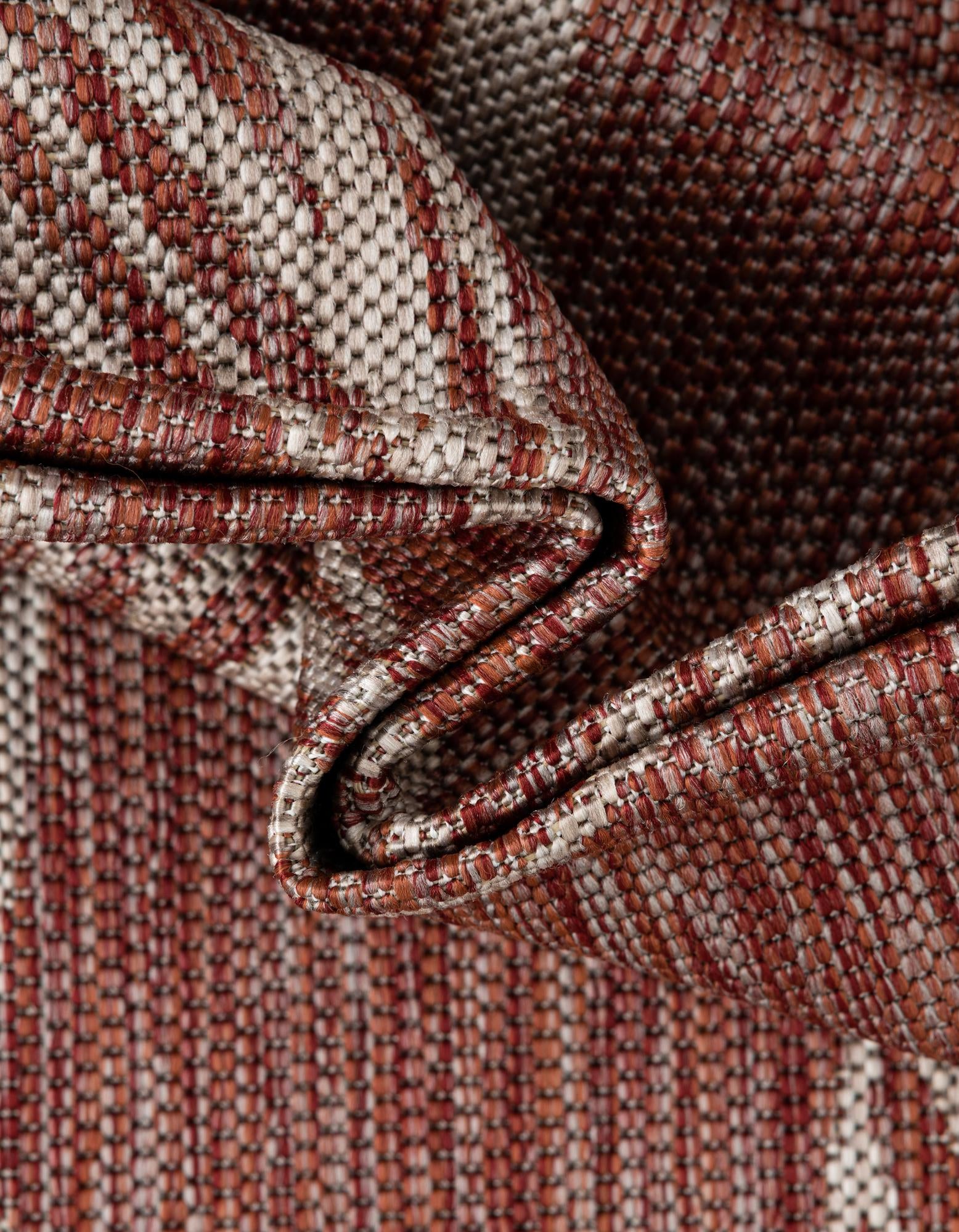 Rust Red 9' x 12' 2 Botanical Indoor / Outdoor Rug | Rugs.com