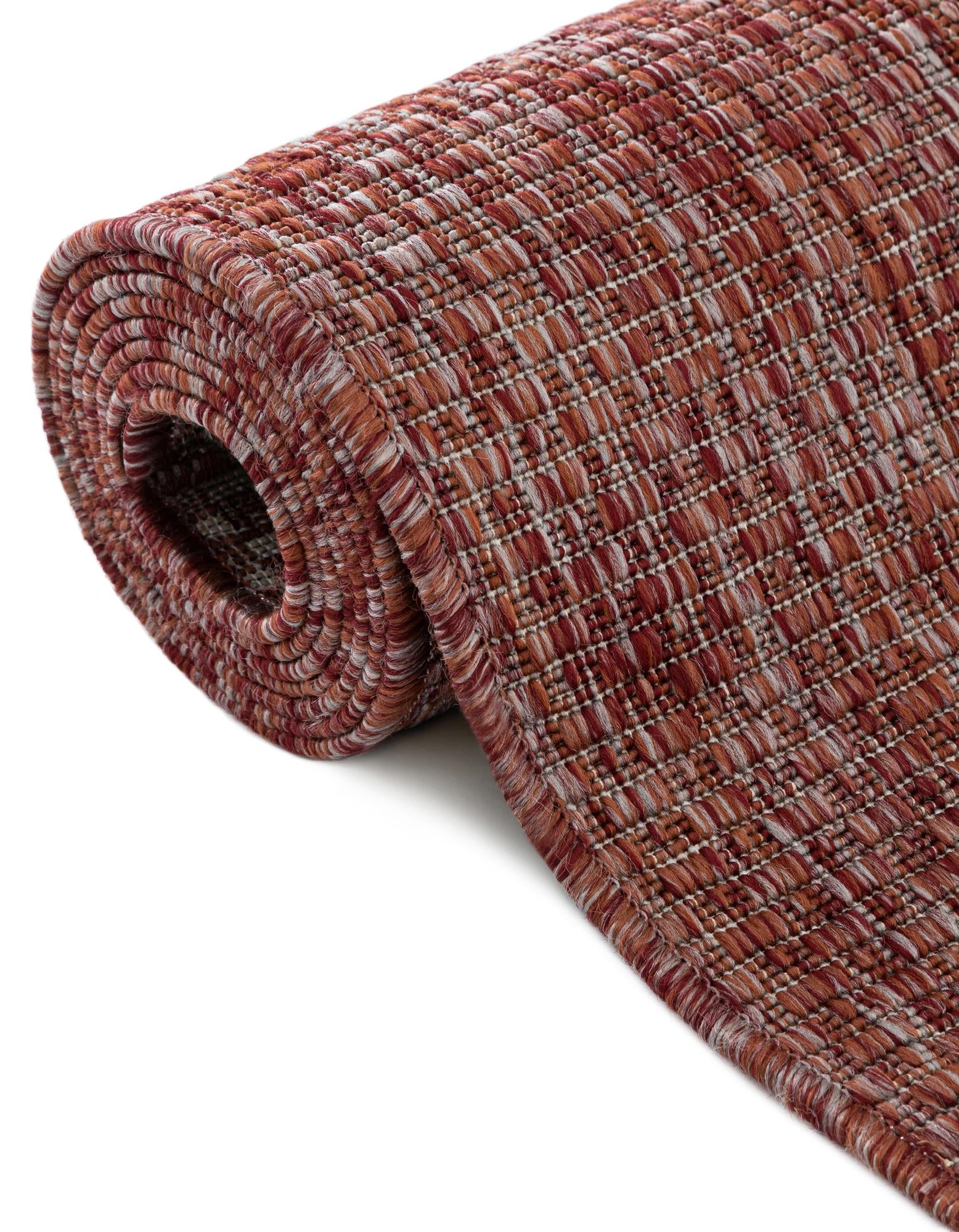 Rust Red 8' x 11' 4 Solid Indoor / Outdoor Rug | Rugs.com
