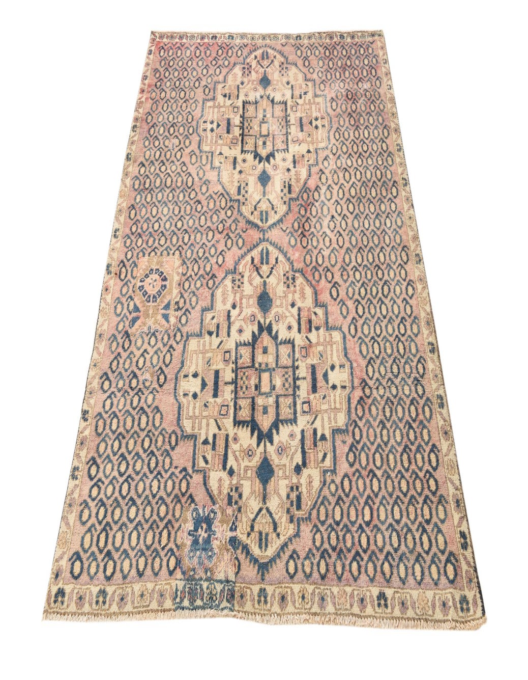 Rust Red 4' x 5' 8 Hand Knotted Ultra Vintage Persian Wool Rug | Rugs.com