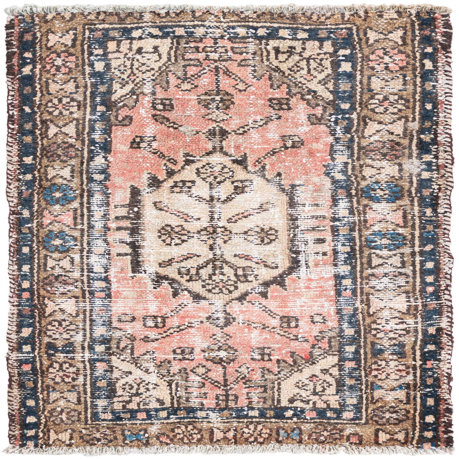 Rust Red 2' 4 x 3' 5 Hand Knotted Ultra Vintage Persian Wool Rug | Rugs.com