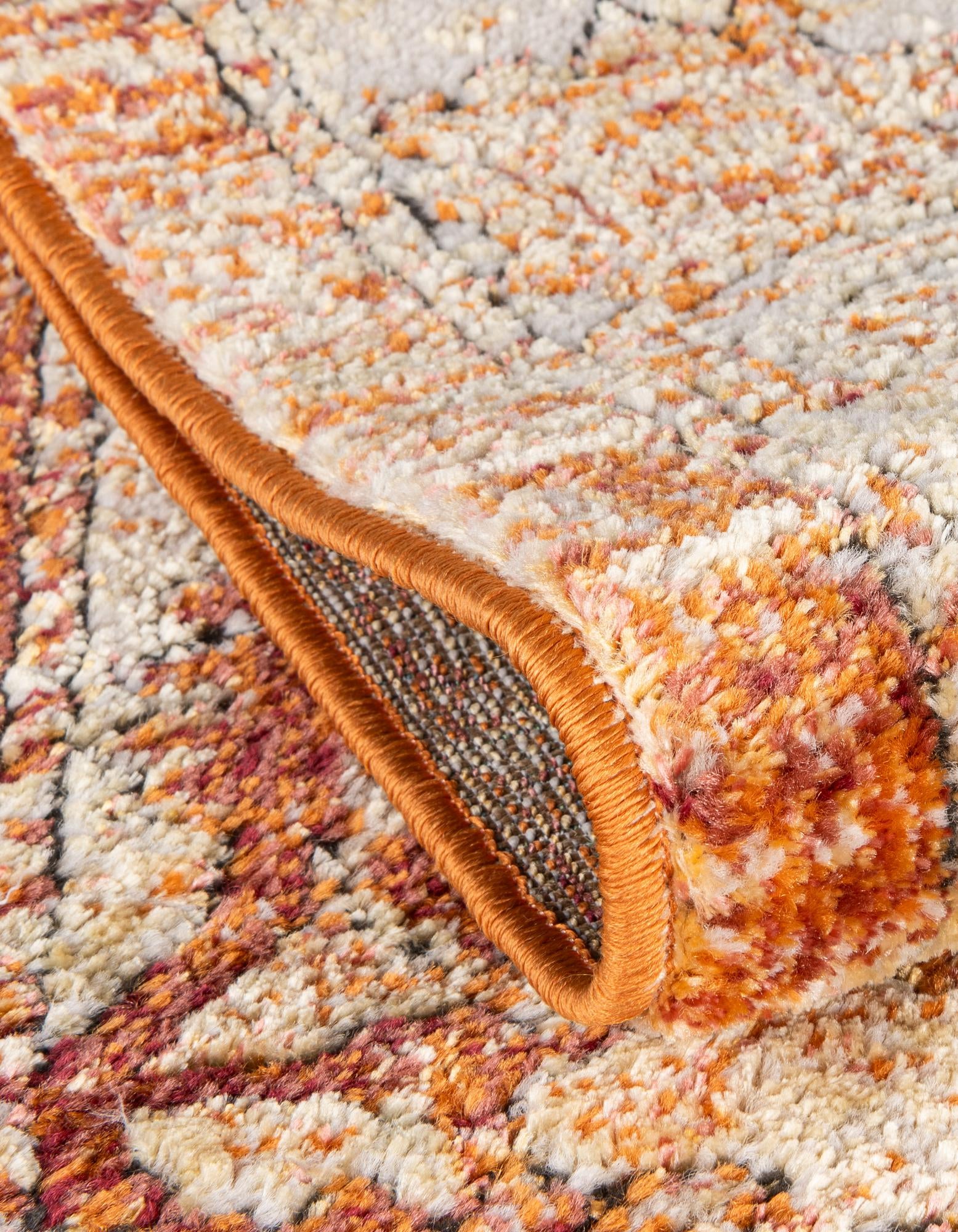 Rust Red 5' x 5' Isabella Round Rug | Rugs.com