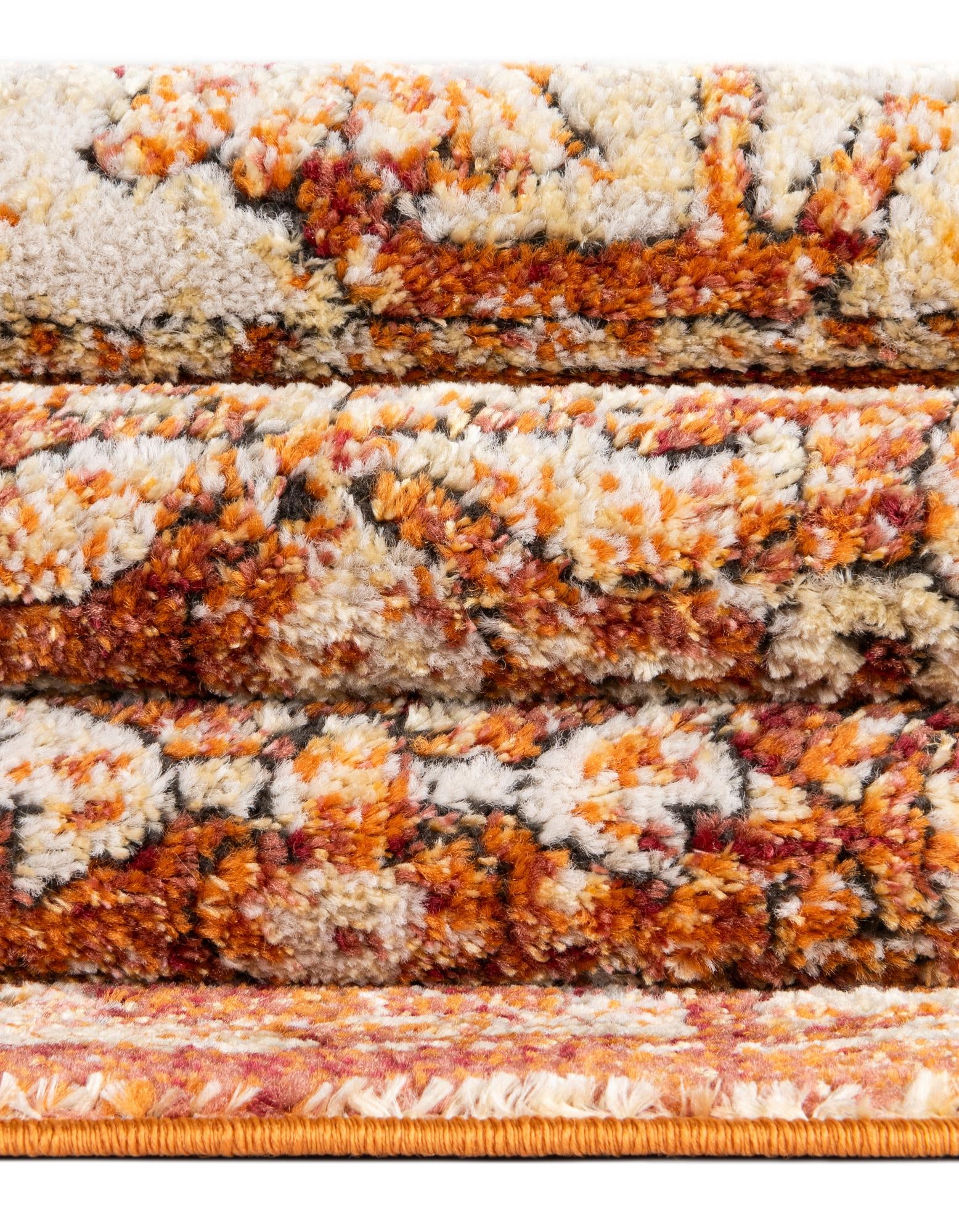 Rust Red 5' x 5' Isabella Round Rug | Rugs.com