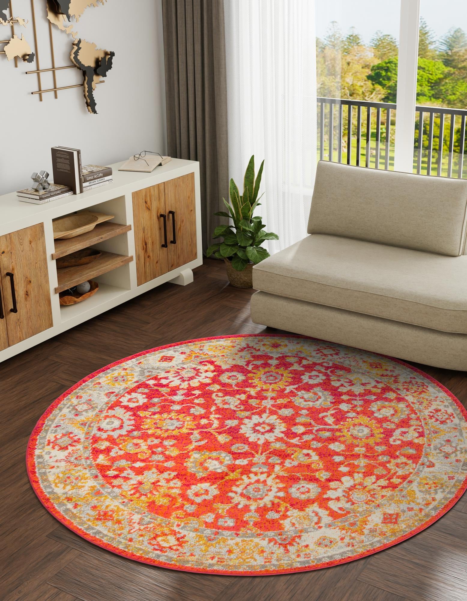 Rust Red 10' x 14' Hartley Madeline Rug | Rugs.com