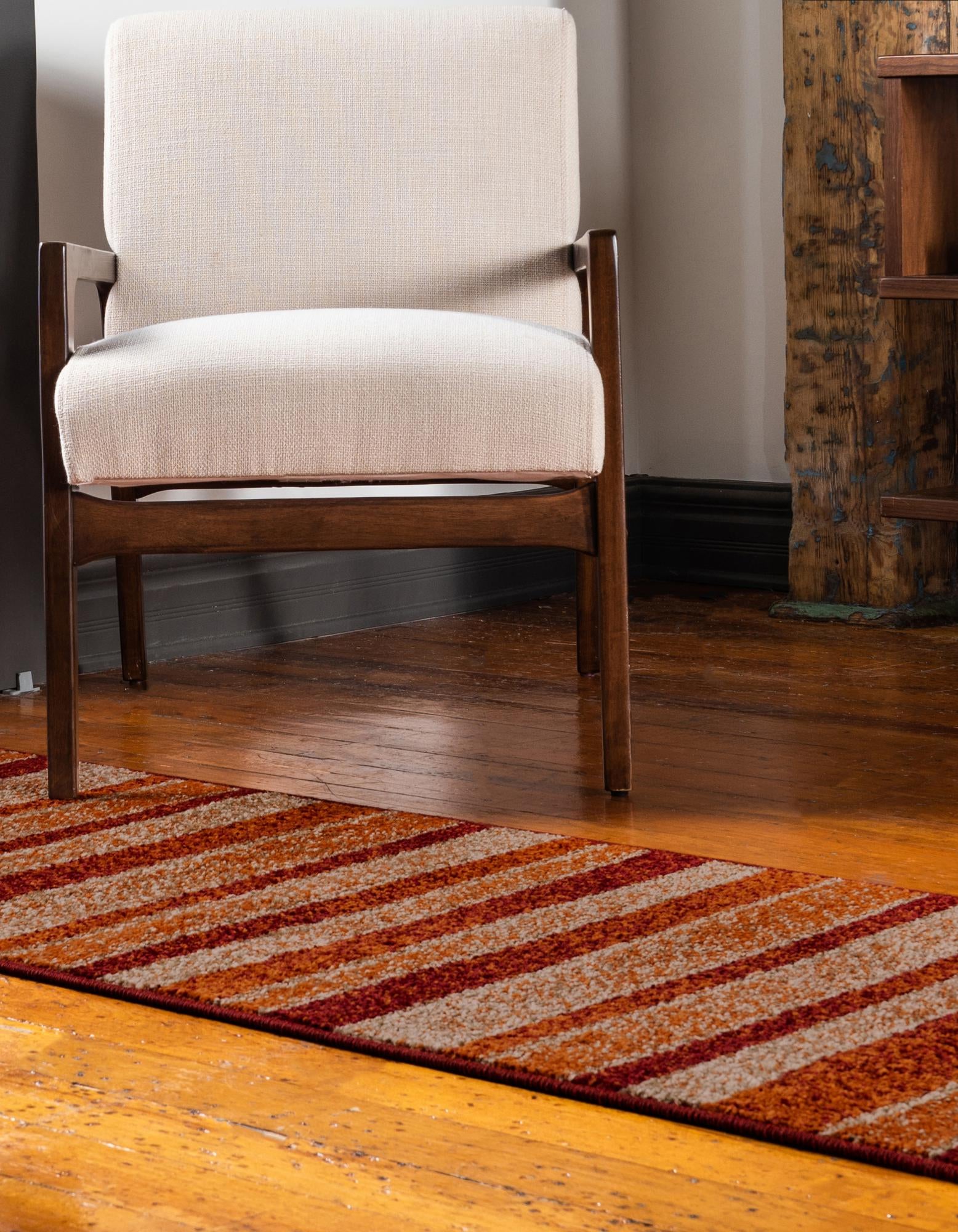 Rust Red 2' x 6' Equinox Runner Rug | Rugs.com