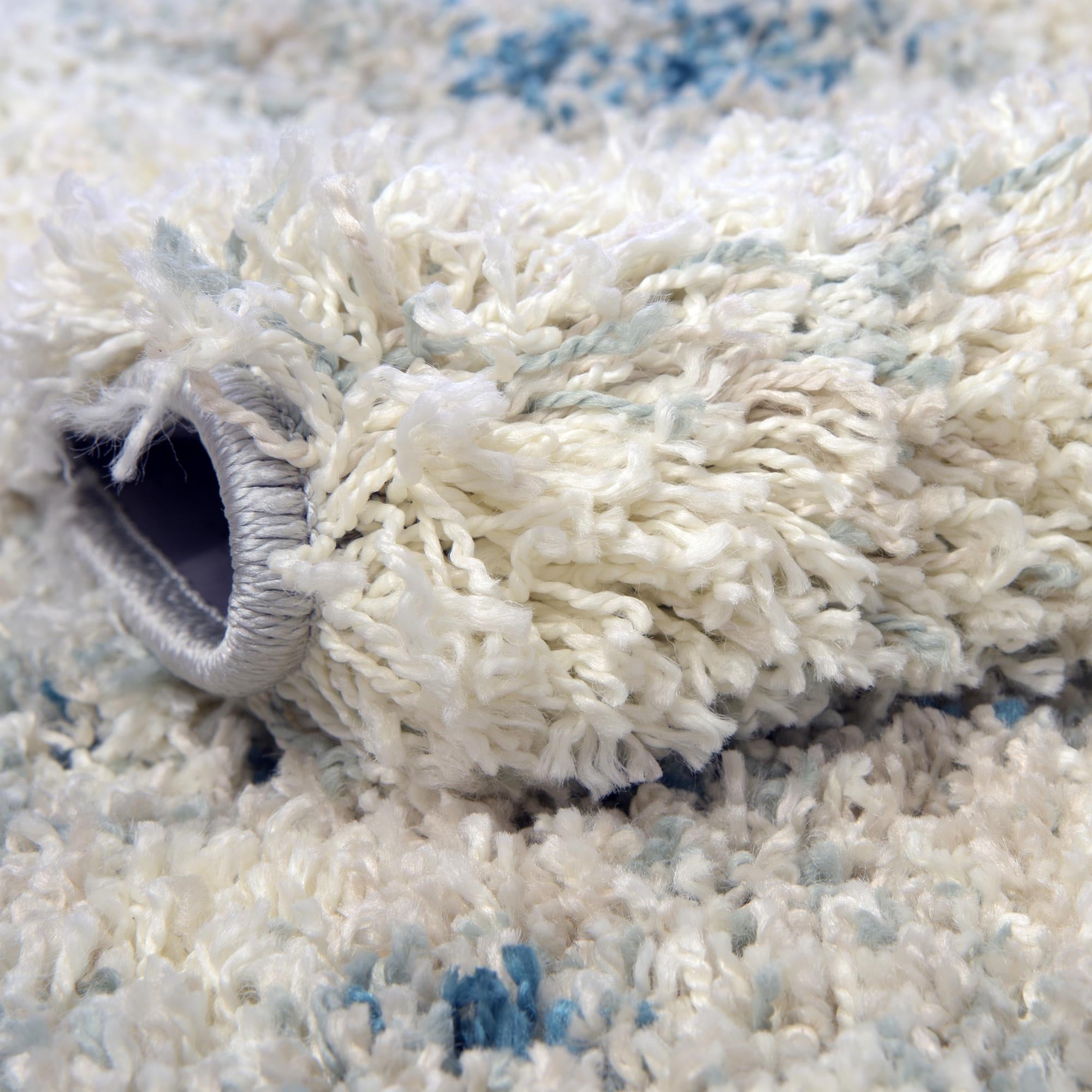 Sage Green 3' 3 x 3' 3 Soft Touch Shag Round Rug | Rugs.com