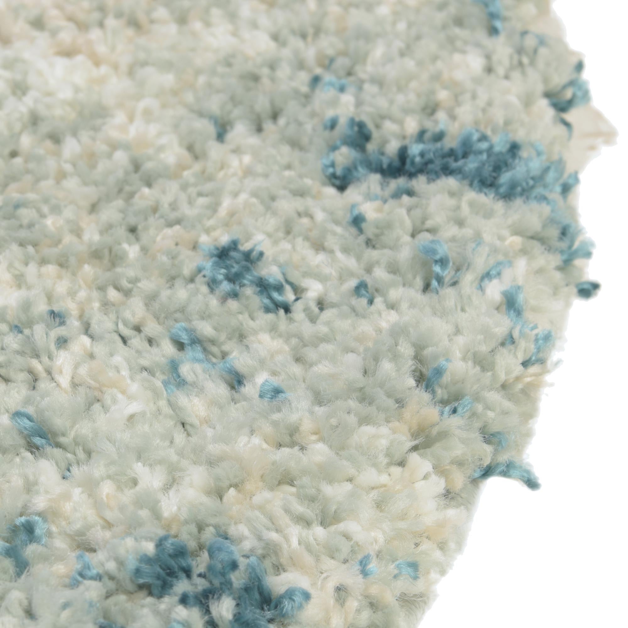 Sage Green 3' 3 x 3' 3 Soft Touch Shag Round Rug | Rugs.com