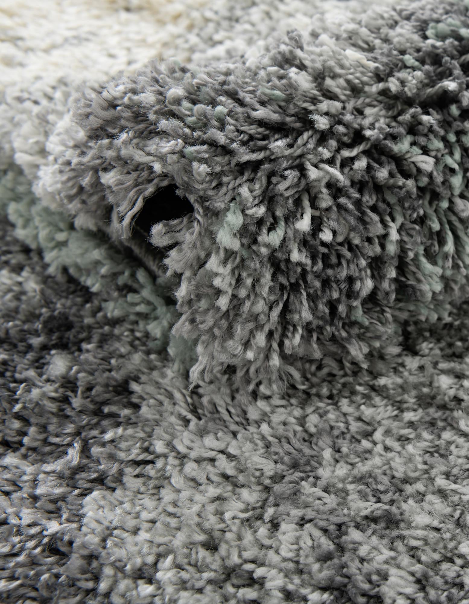 Sage Green 7' 10 x 7' 10 Soft Touch Shag Round Rug | Rugs.com