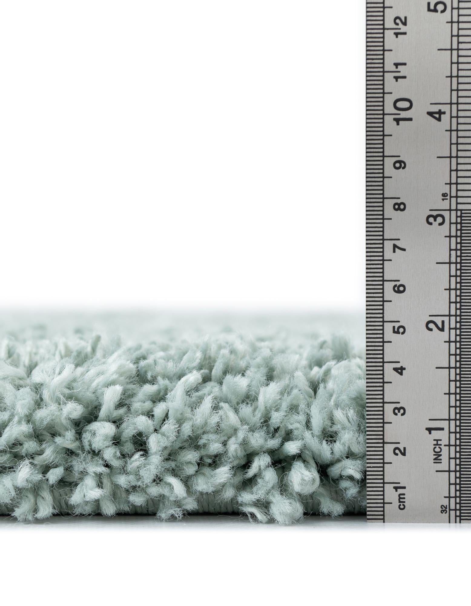 Sage Green 2' 7 x 10' Soft Touch Shag Runner Rug | Rugs.com