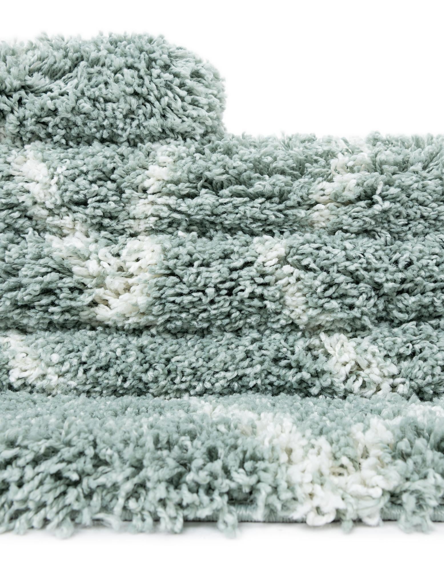 Sage Green 2' 7 x 10' Soft Touch Shag Runner Rug | Rugs.com